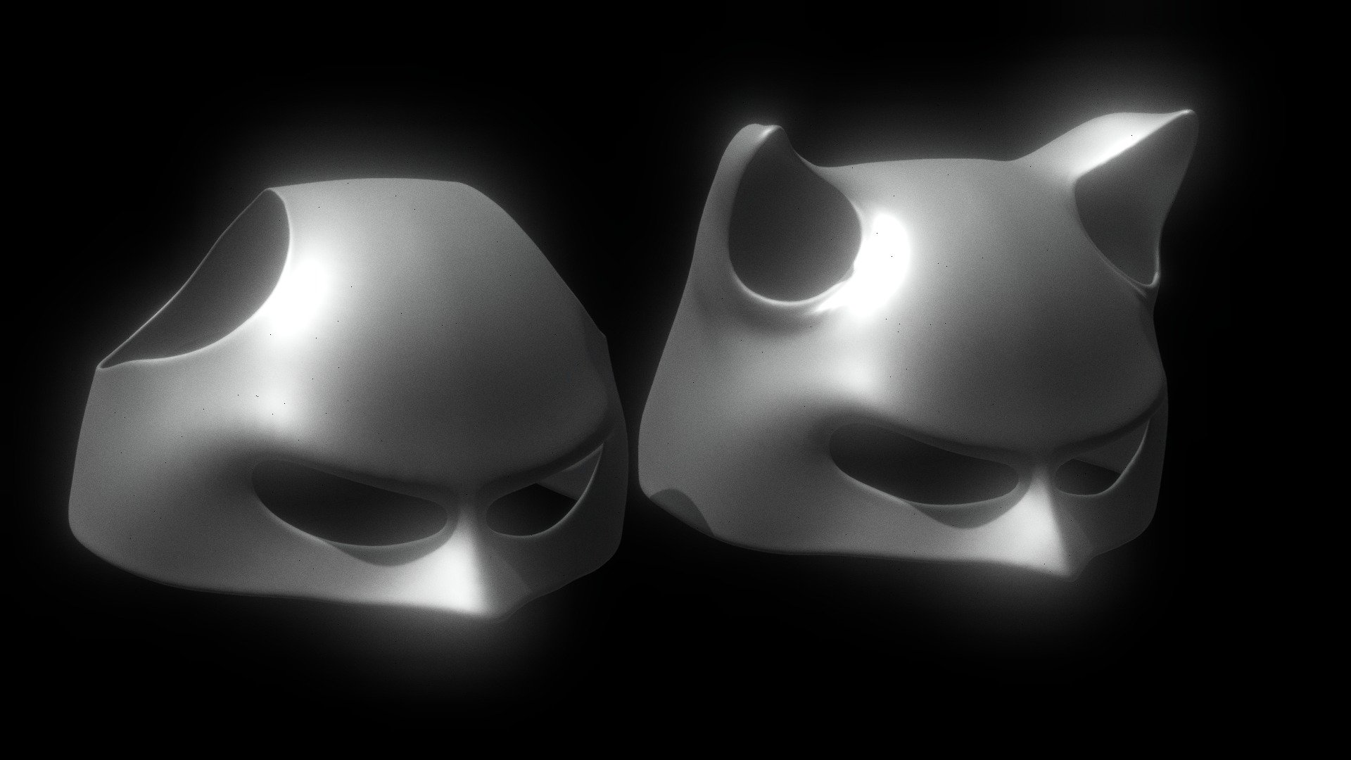 Batcat Masks - Buy Royalty Free 3D model by PARSONSARTS (@tomparsons ...