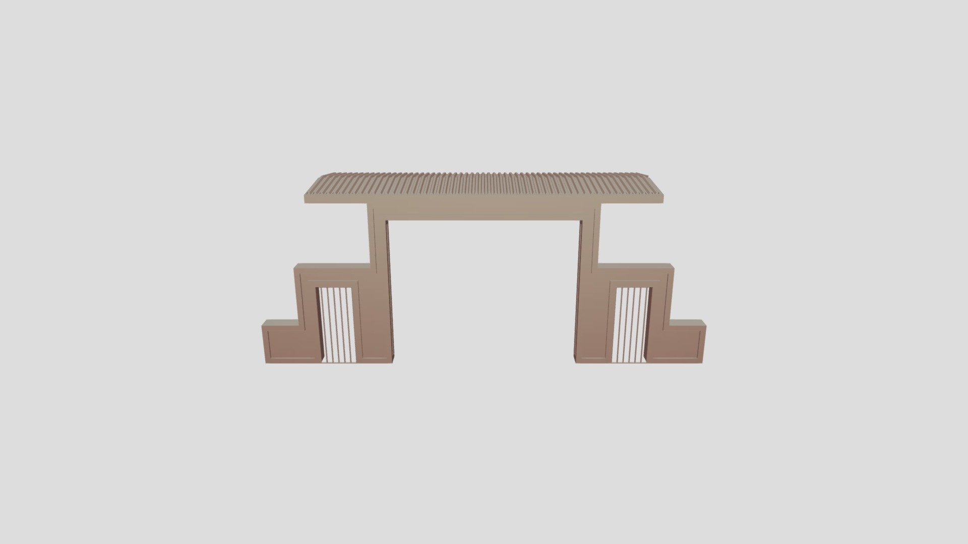 gate rock - 3D model by projetos3dskp2019 [e68b4bd] - Sketchfab