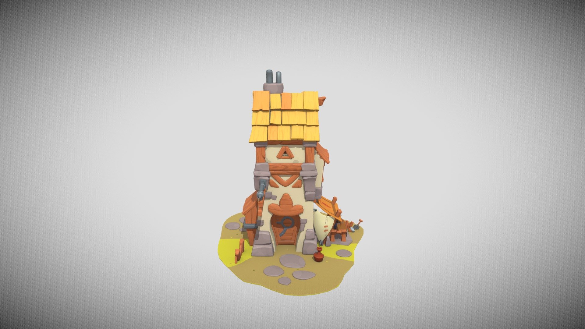 Shack 3D Model - 3D model by FFiore [e68ba4b] - Sketchfab