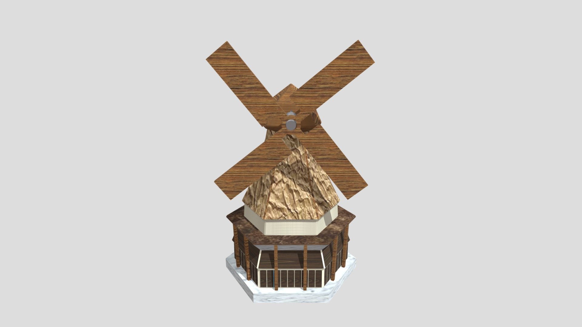 Windmill - 3D model by tinytank [e68c1e8] - Sketchfab