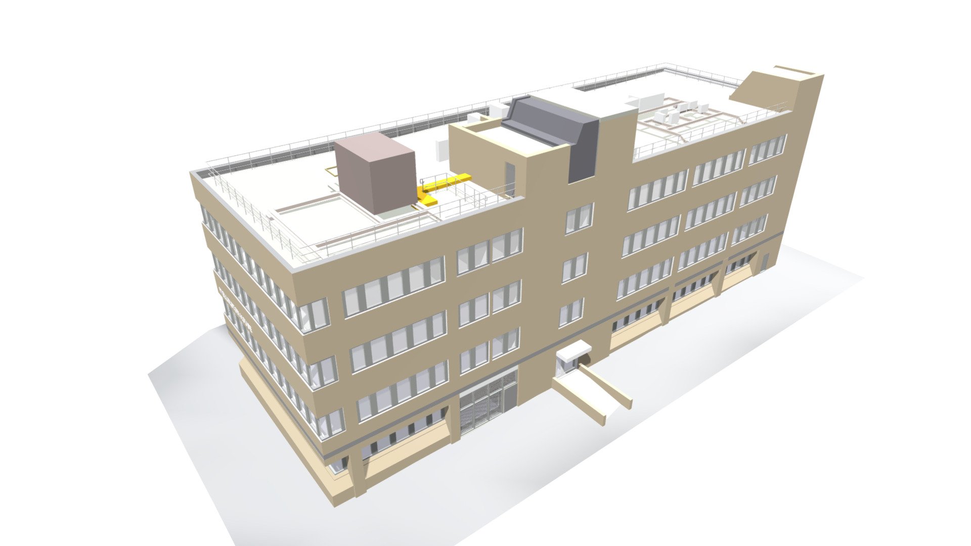Wellington House - 3D Building Model (E,C) - 3D model by Holding Page ...