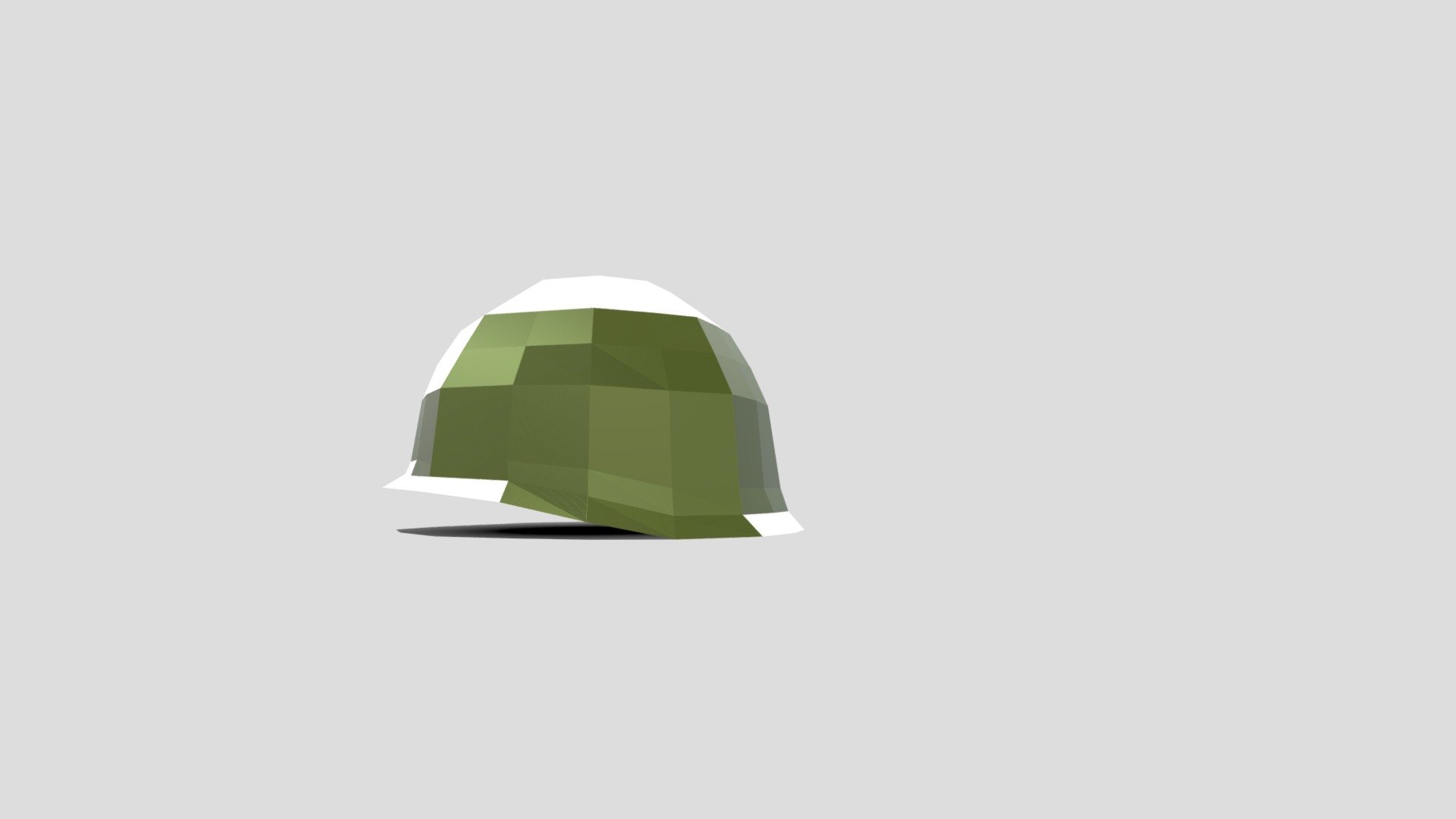 Low Poly Helmet m1 - 3D model by Daxbor [e6908d3] - Sketchfab