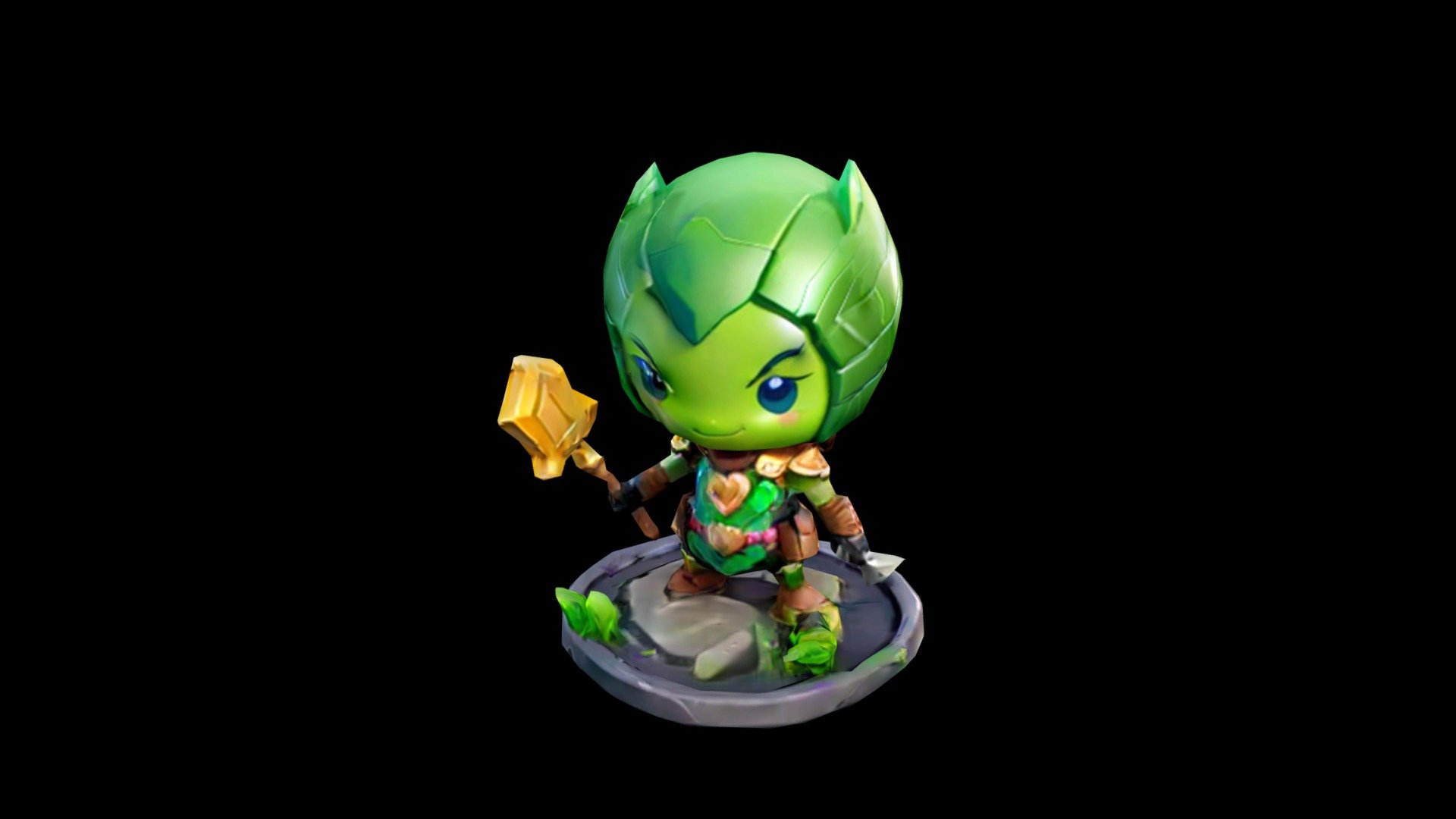 "Sprite Heroine Defender of the Green" - Download Free 3D model by ...