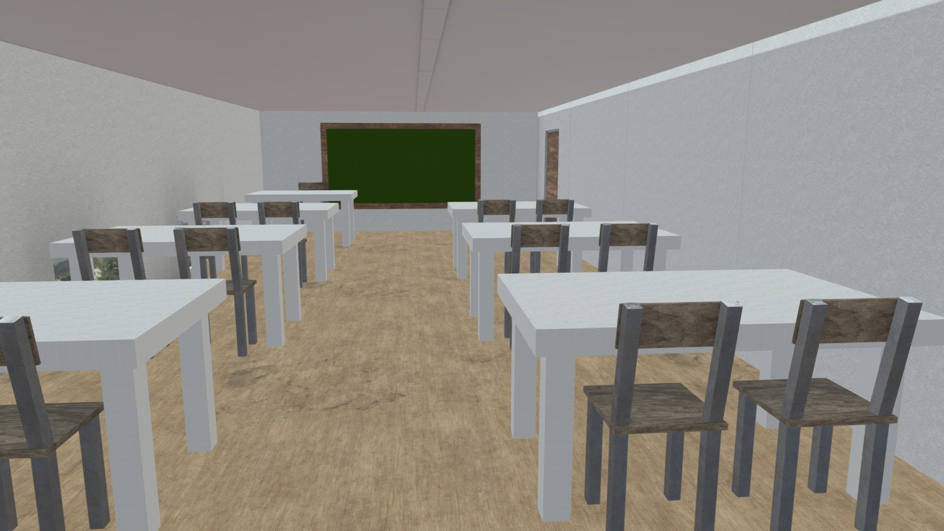 classroom level design final - 3D model by moonfighter [e6913ff ...