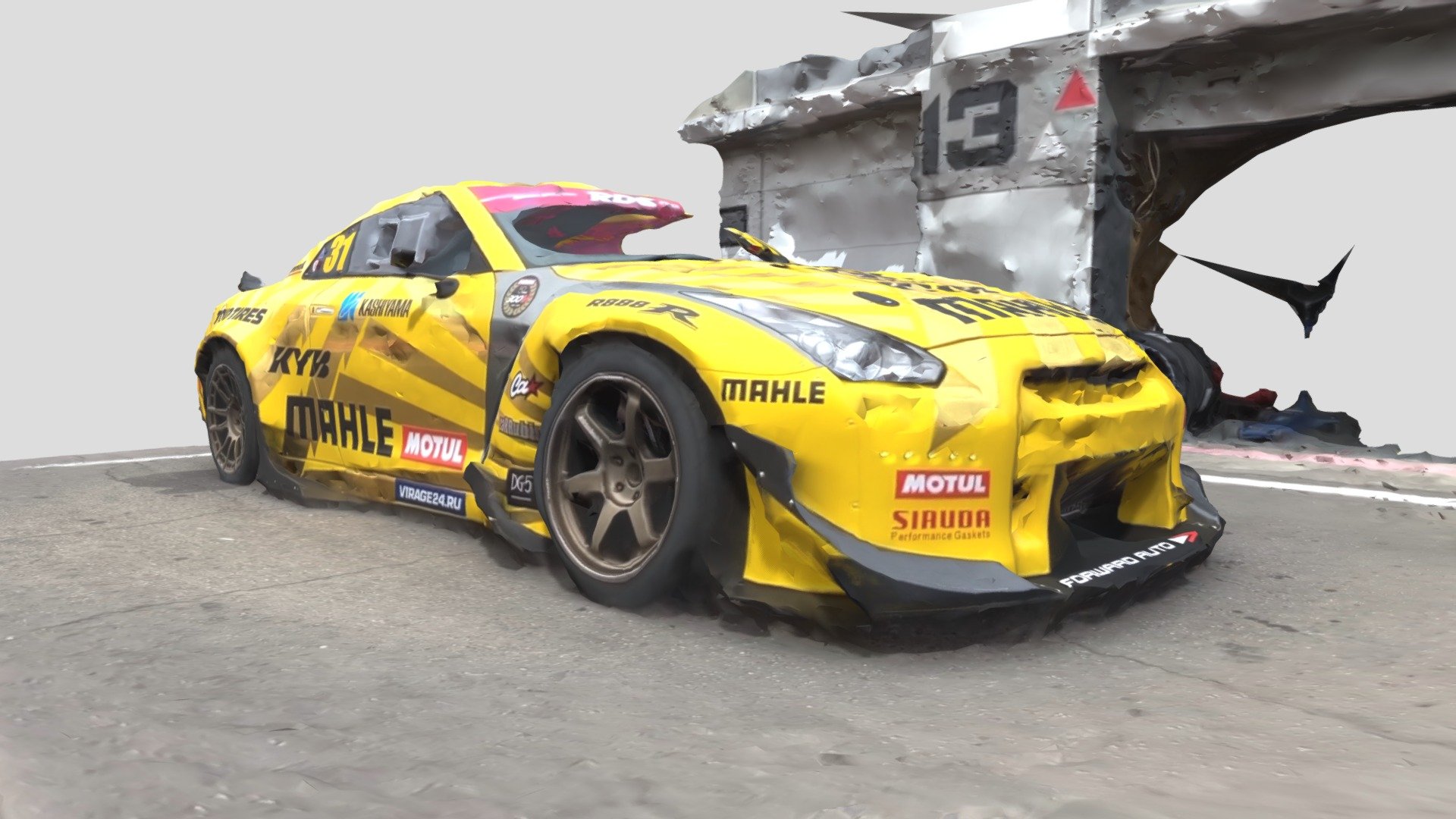 Nissan r35 - 3D model by Pavel_otw (@Pavel_otw_1.0) [e691f94] - Sketchfab