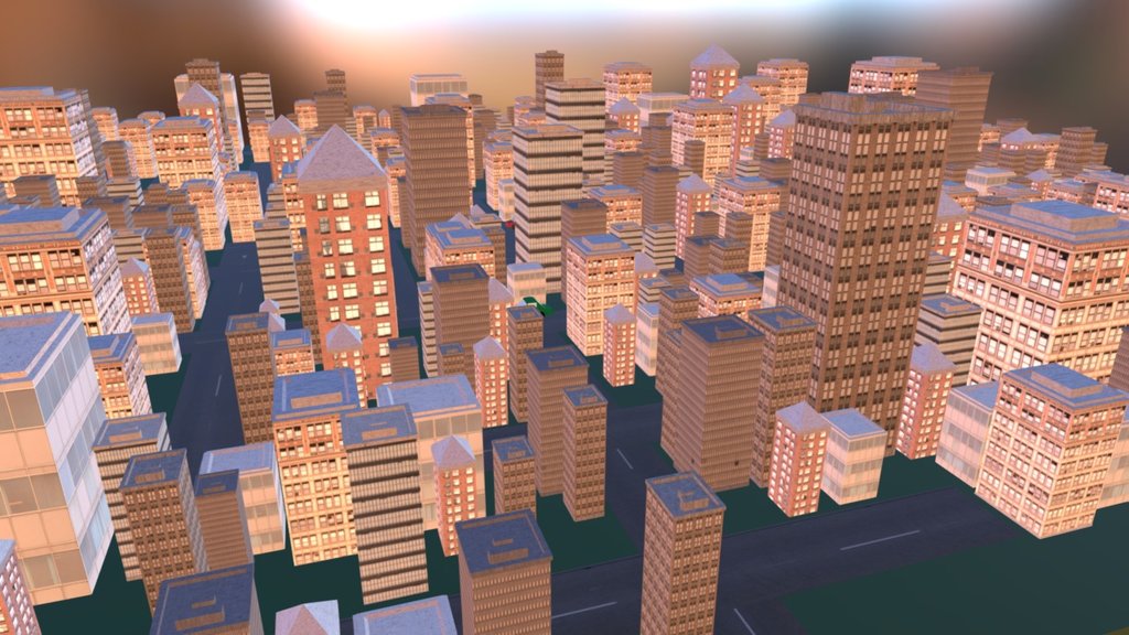 Town - 3D model by Maggie Quail (@a1sova) [e6924f4] - Sketchfab