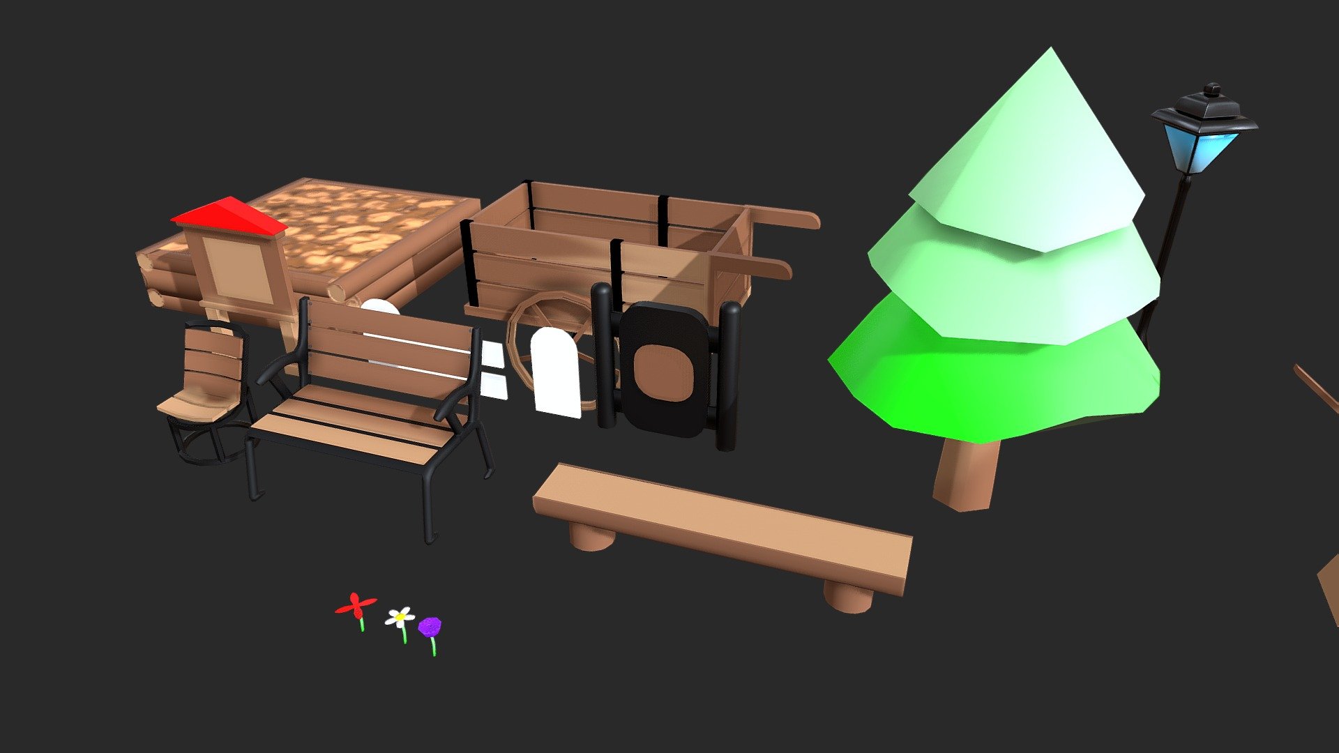 Village Props FREE - Download Free 3D model by stylo0 [e693344] - Sketchfab