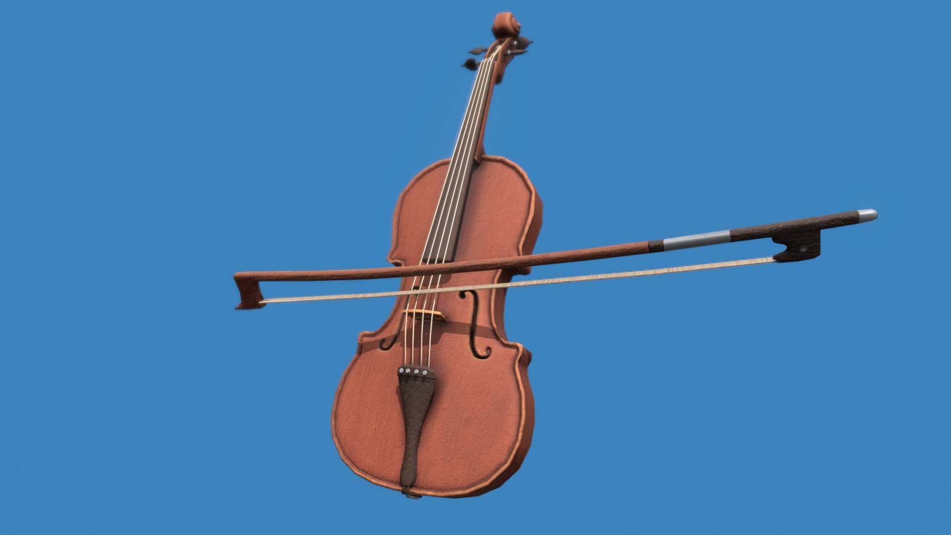 Stylized Violin - 3D model by Mr_McBird [e693f14] - Sketchfab