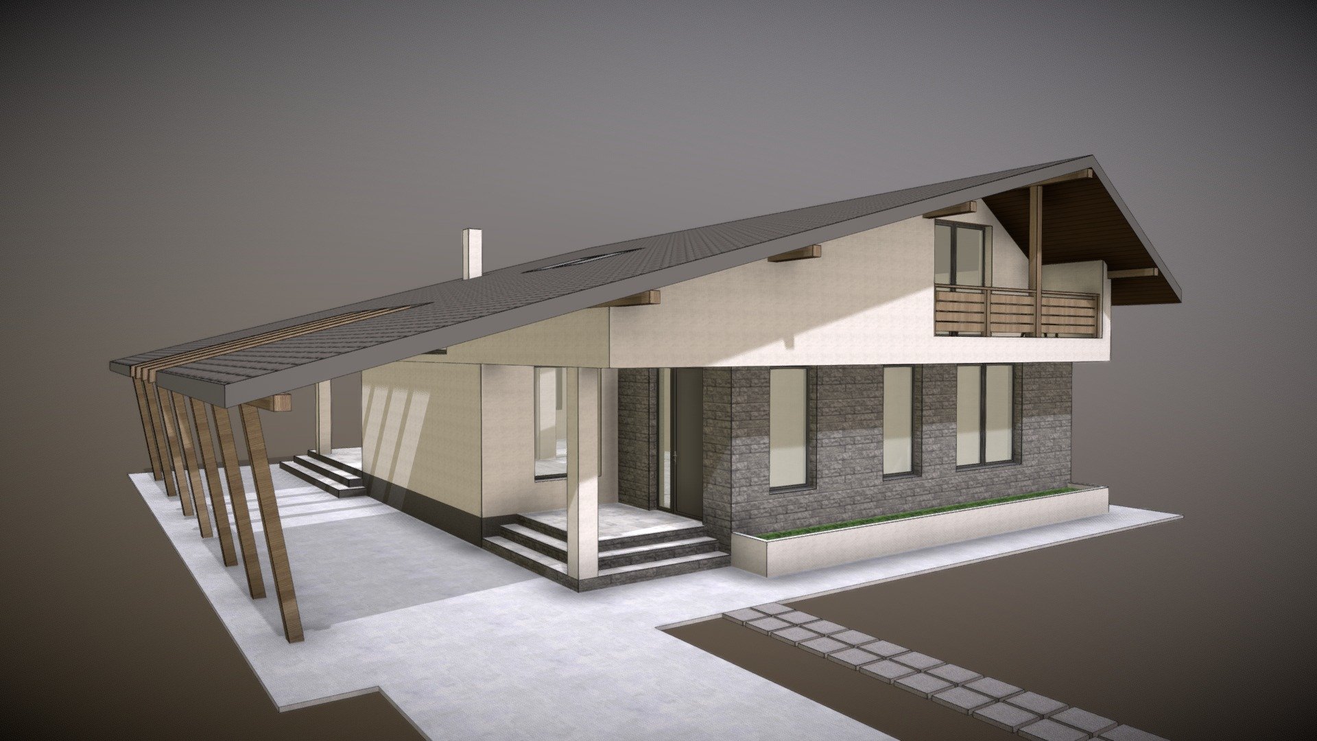 Casa 1 - 3D model by ogs [e6946f6] - Sketchfab