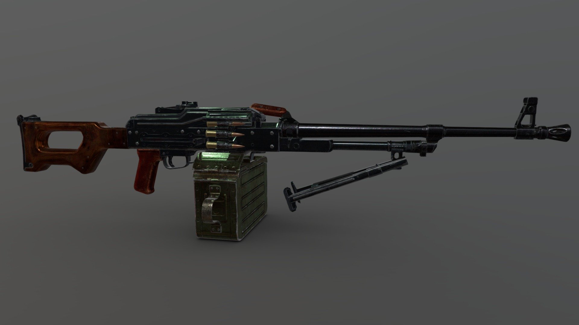 INS2] PK Machine Gun - 3D model by bachiri87 [e694c23] - Sketchfab