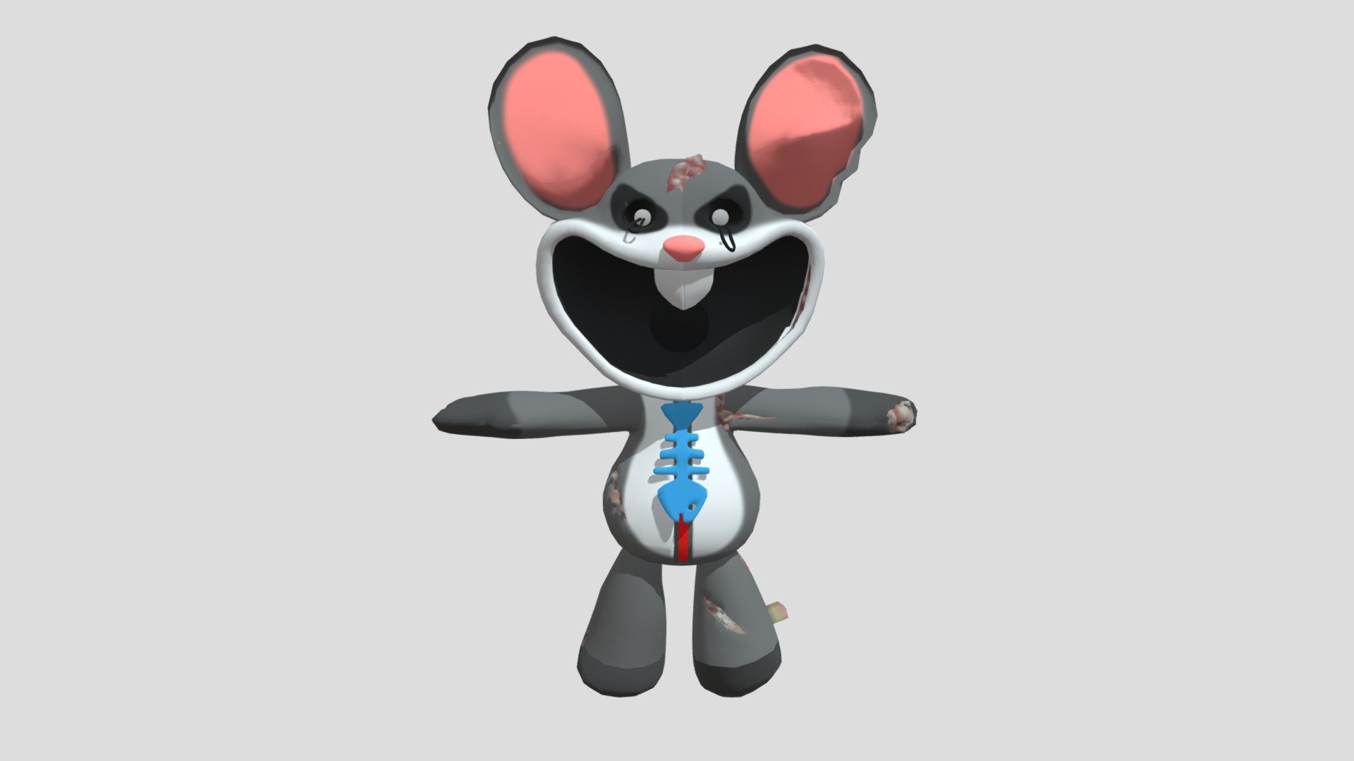 TOUILLE - Poppy playtime 4 (rigged) - 3D model by kuroikarasun [e694d4a ...