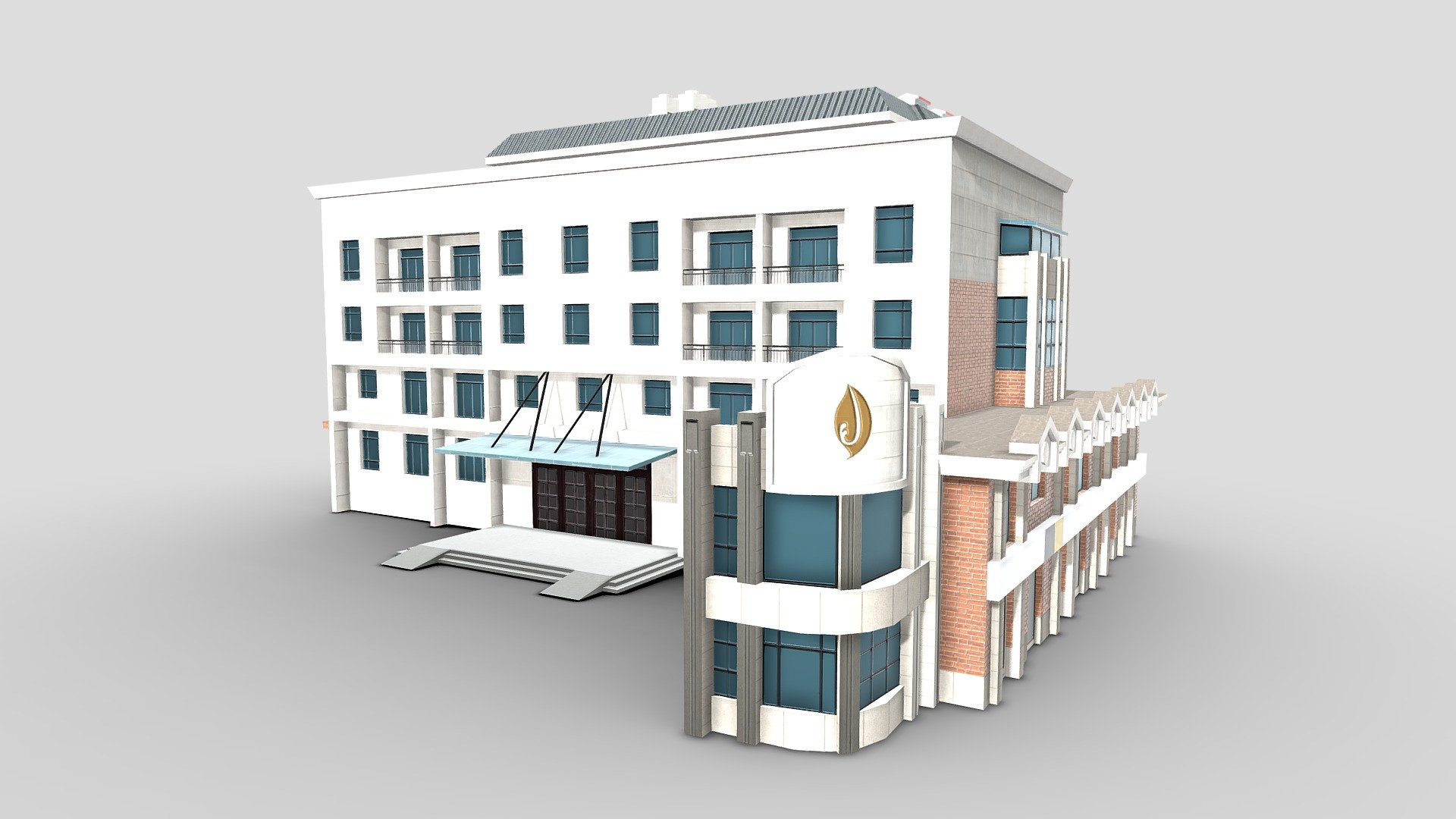 Building - Hotel - 3D model by Silversea-Media-SG (@SilverSeaMediaSG ...