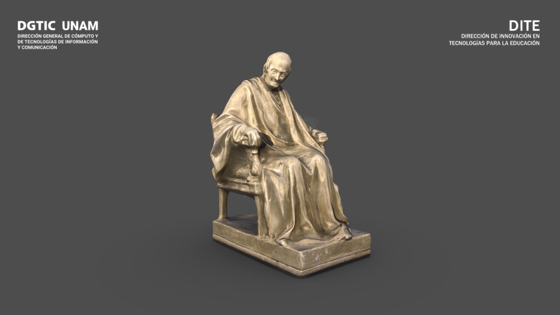 Voltaire - 3D model by UNAM | DGTIC | DITE | DRDE (@DRDE_UNAM) [e6951e9 ...