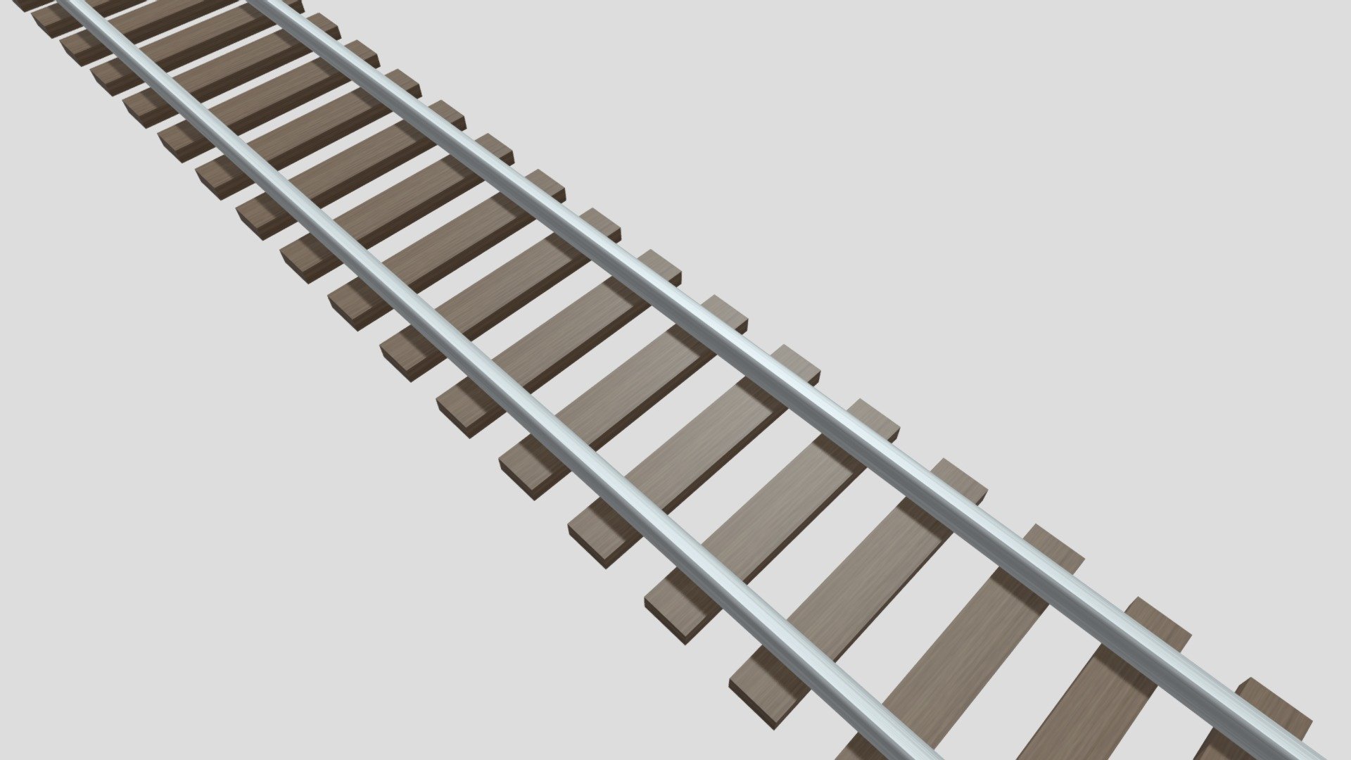 Railway Track V2 - Download Free 3D model by kylestrasbourg [e69527d ...