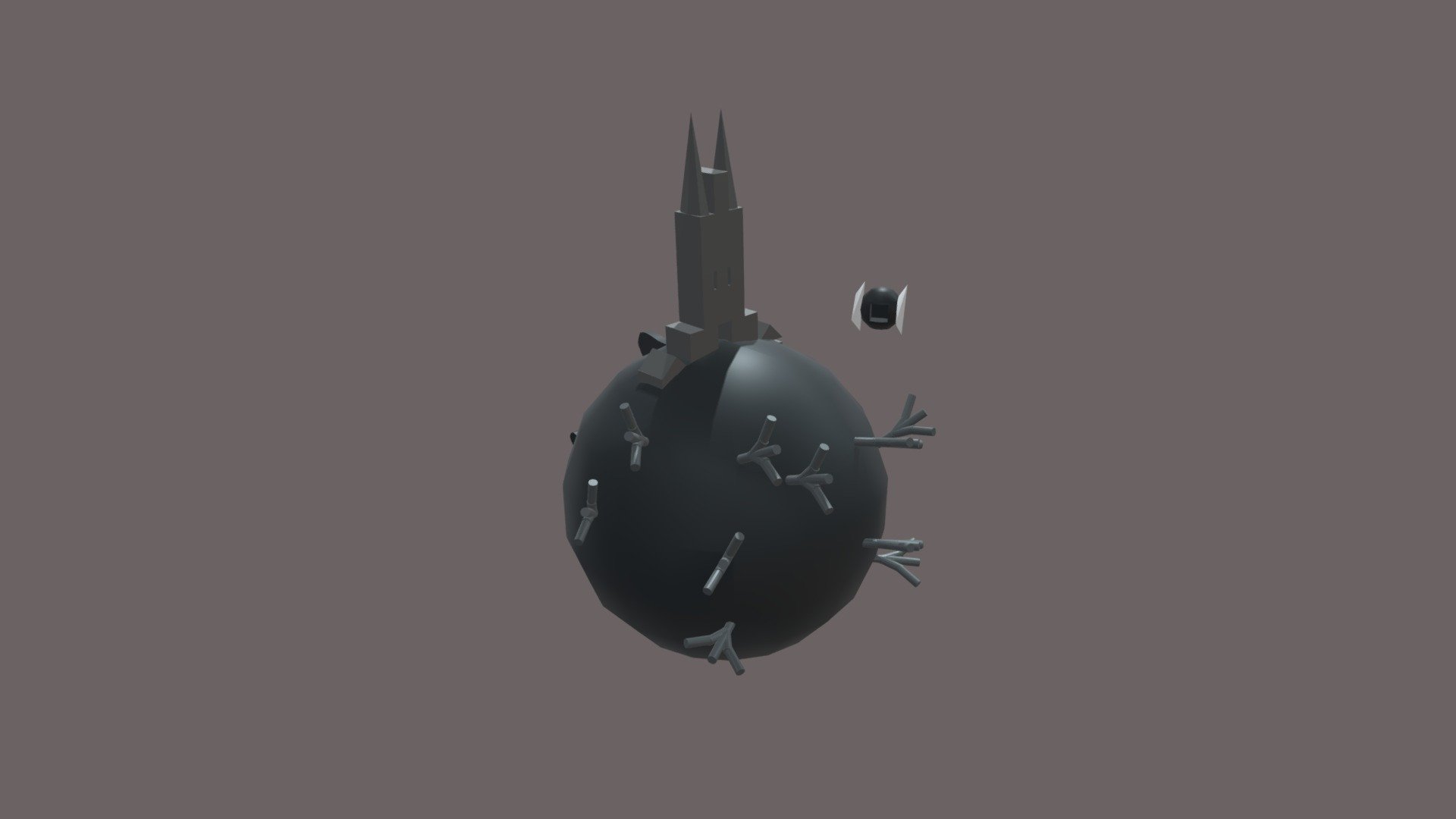 Mustafar Tiny Planet - Download Free 3D model by Redwine [e695918 ...