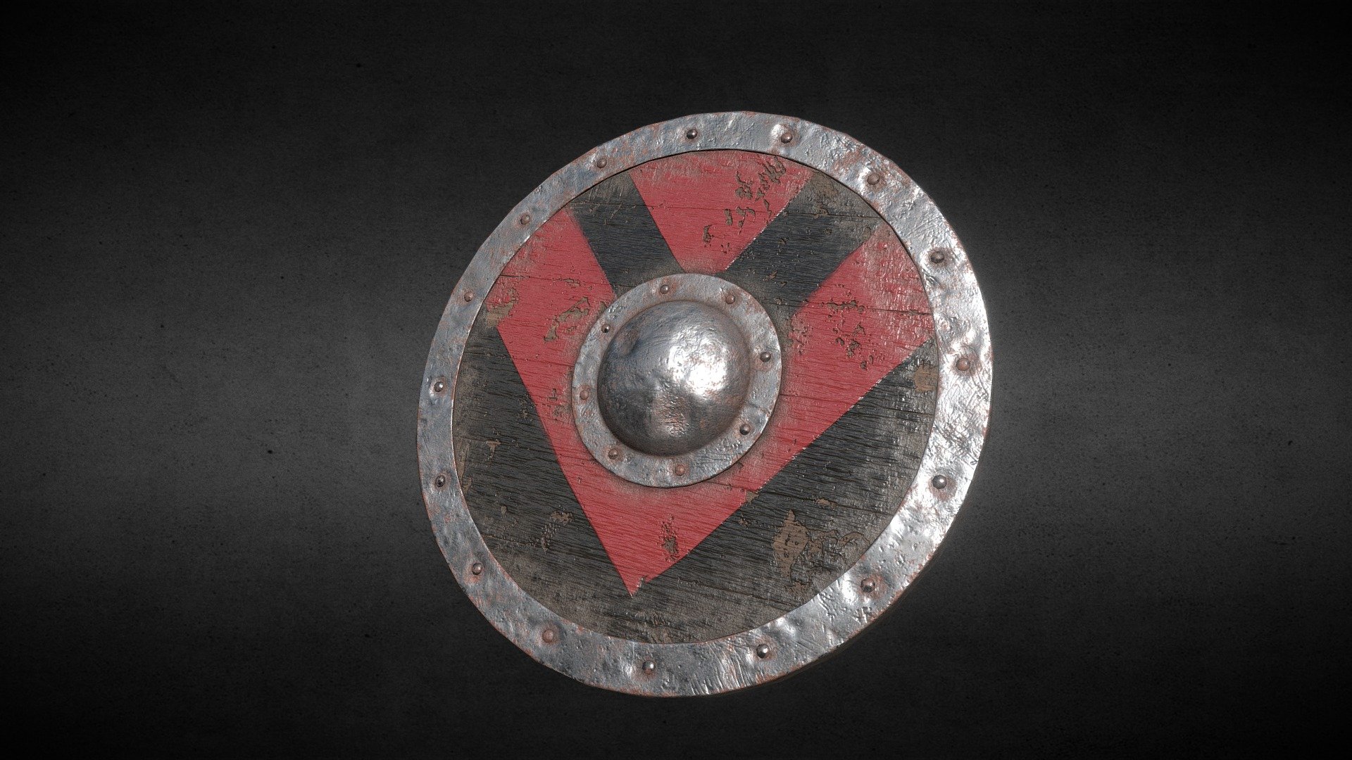 Fantasy Wooden Shield 001 - 3D model by DeadlyProps (@johngorat ...