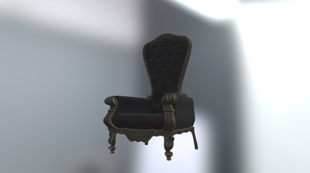 Victorian Chair - 3D model by Martin (@radiobjoernen) [e697b11] - Sketchfab