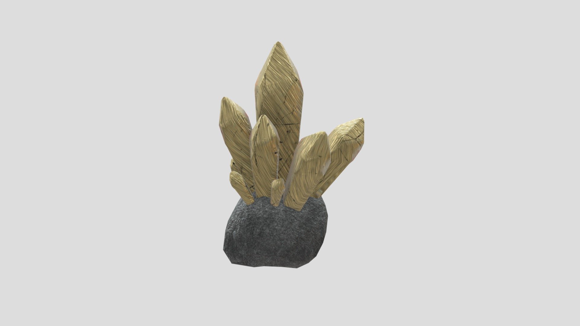 Gold Ore - 3D model by Spylando [e69af99] - Sketchfab