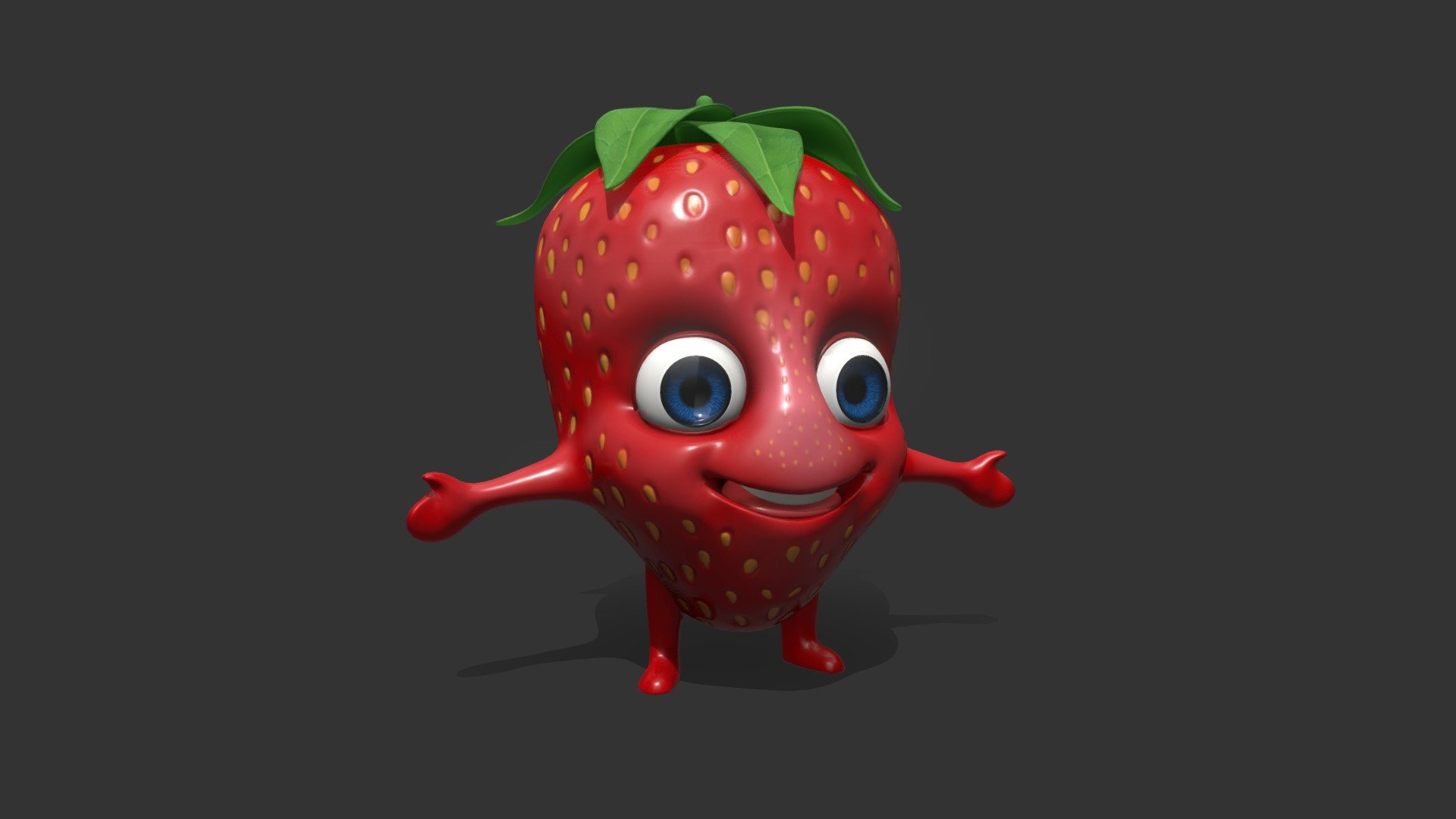 Strawbie - 3D model by Harry GN (@harrygn307) [e69b7fe] - Sketchfab