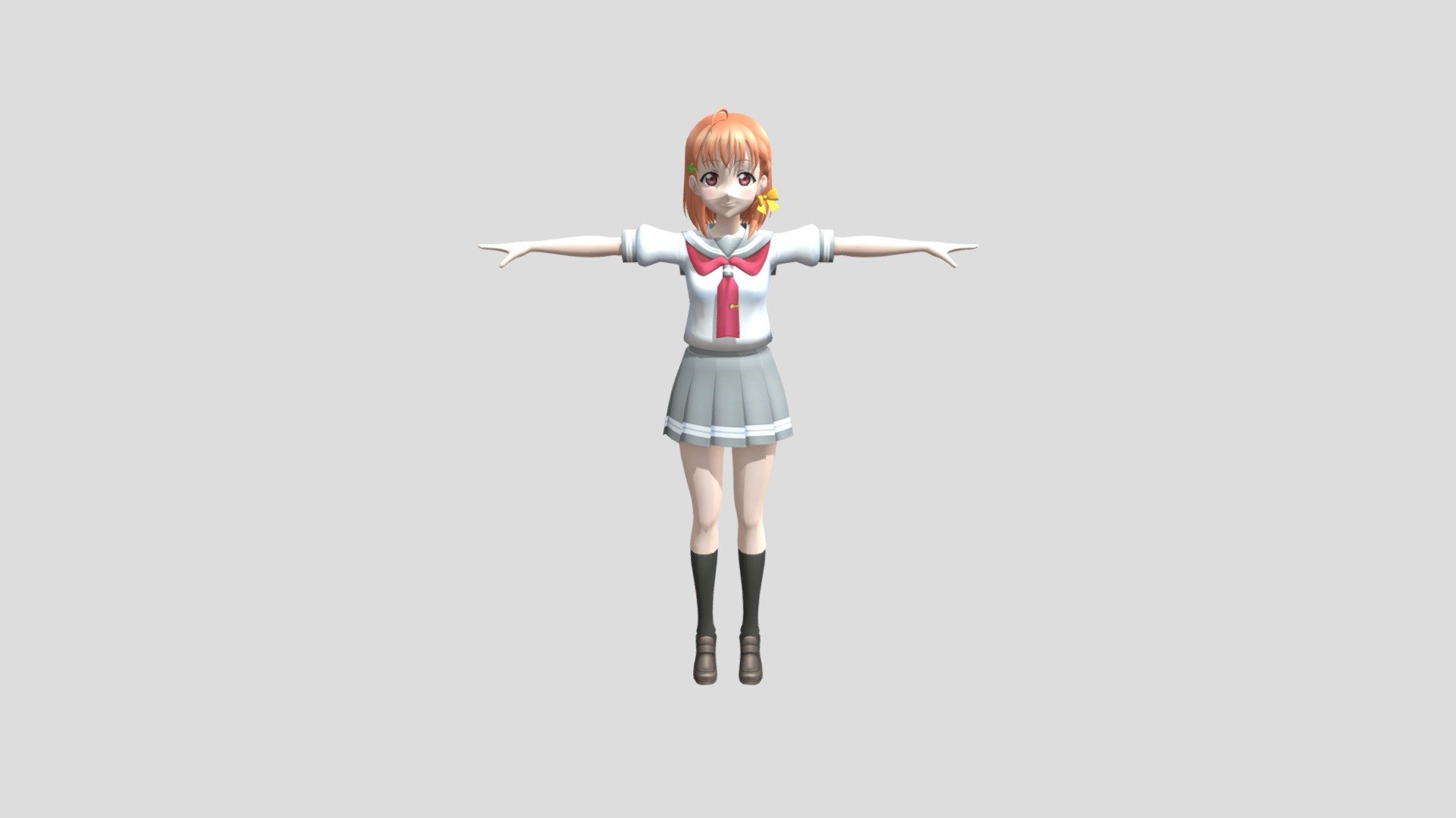 chika summer - Download Free 3D model by luser2189 [e69bc41] - Sketchfab