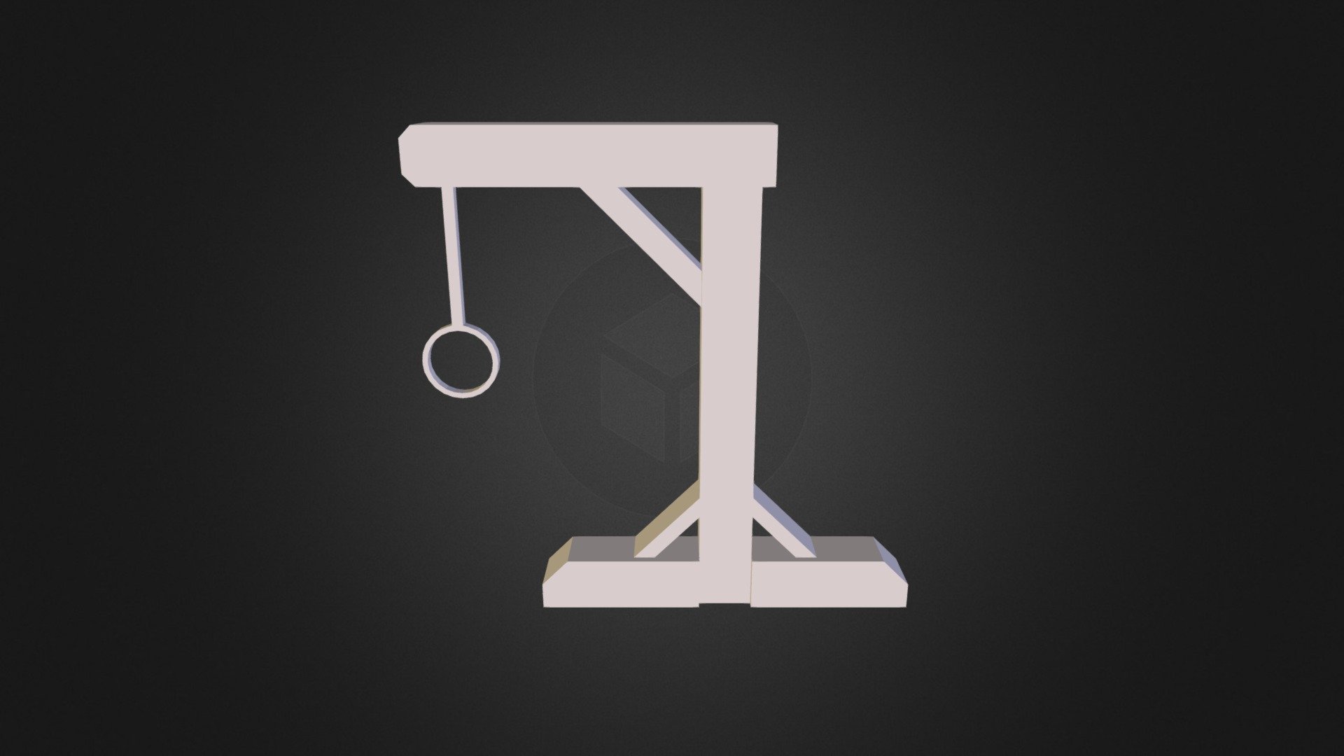 Gallows - 3D model by 3dindustries [e69bfc1] - Sketchfab