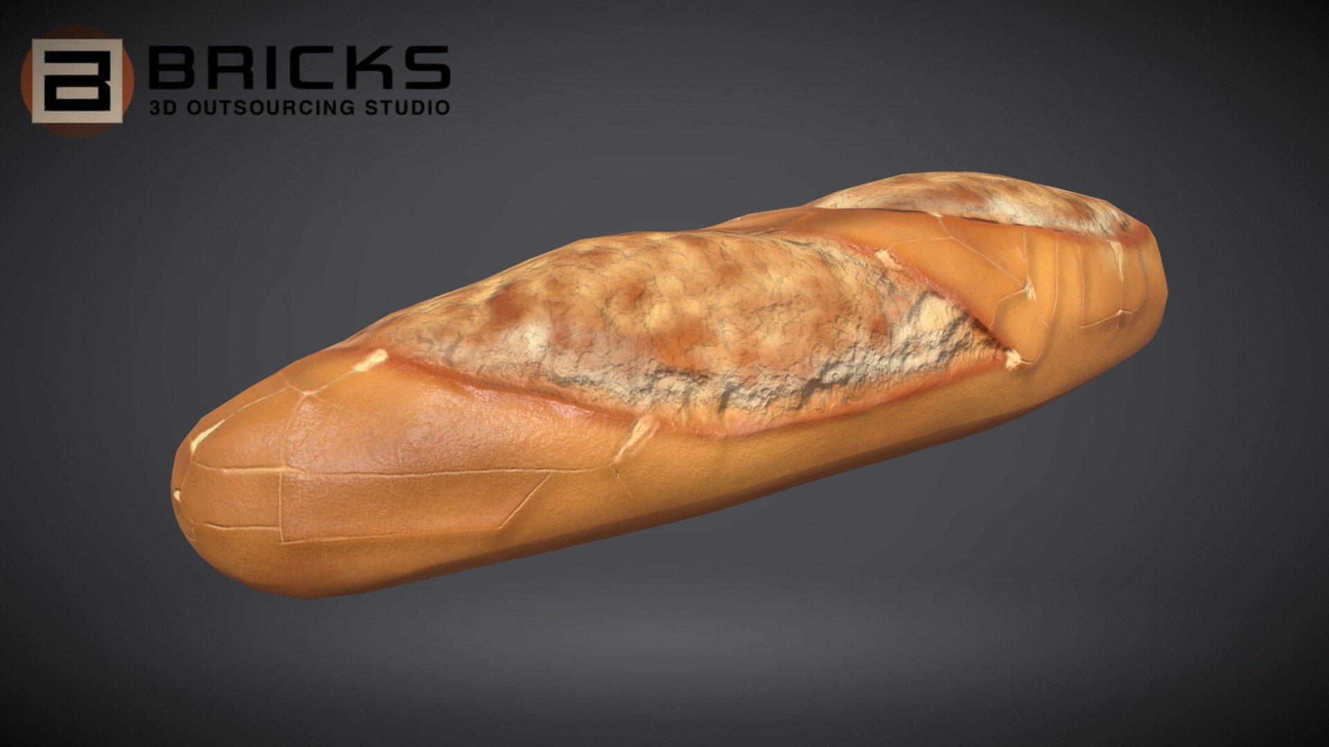 Bread - Buy Royalty Free 3D model by Bricks Studio (@bricks3dstudio) [e69c3ab] - Sketchfab Store