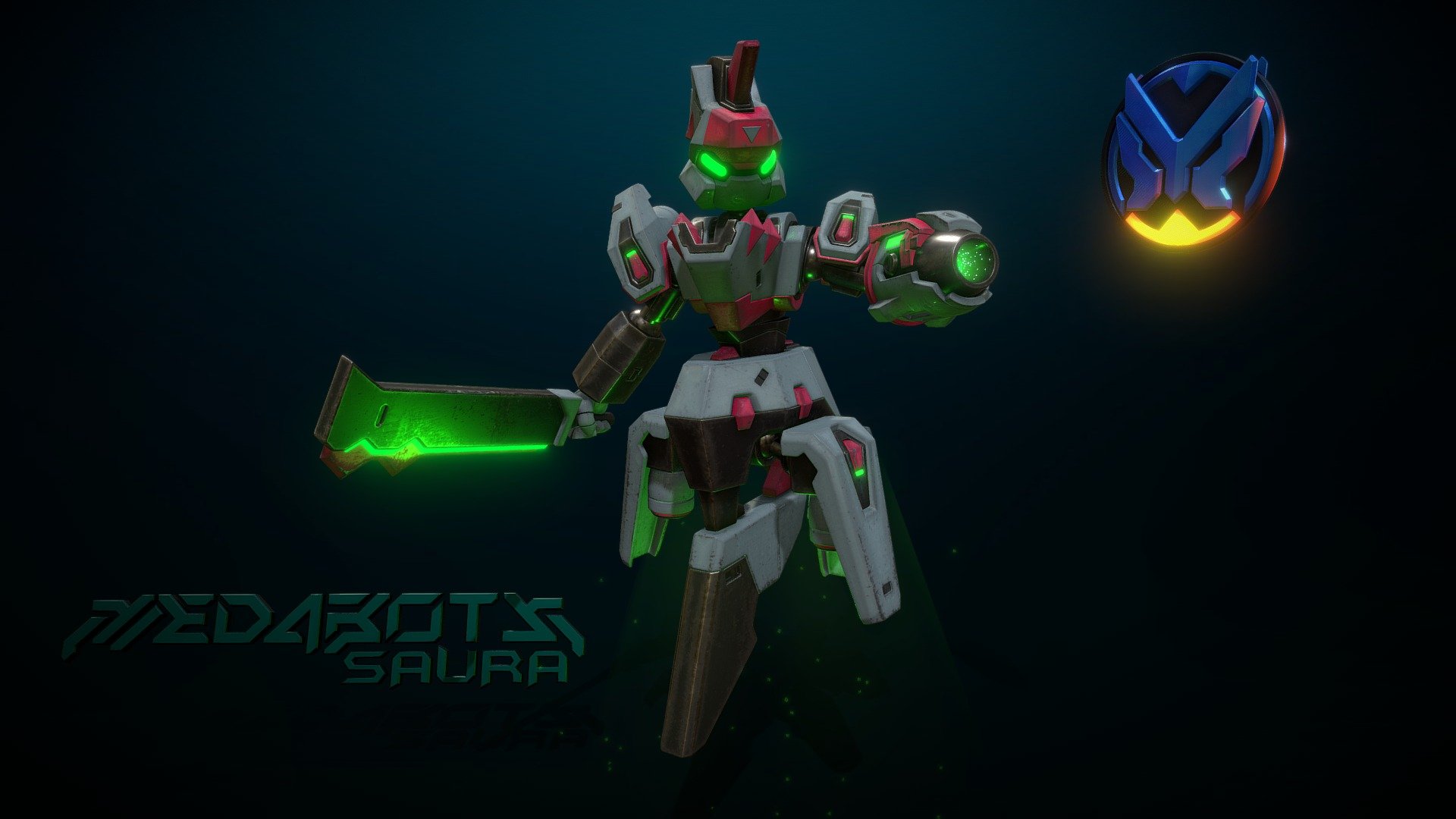 MedaBot SAURA - 3D model by giobiancoFB [e69c3bb] - Sketchfab