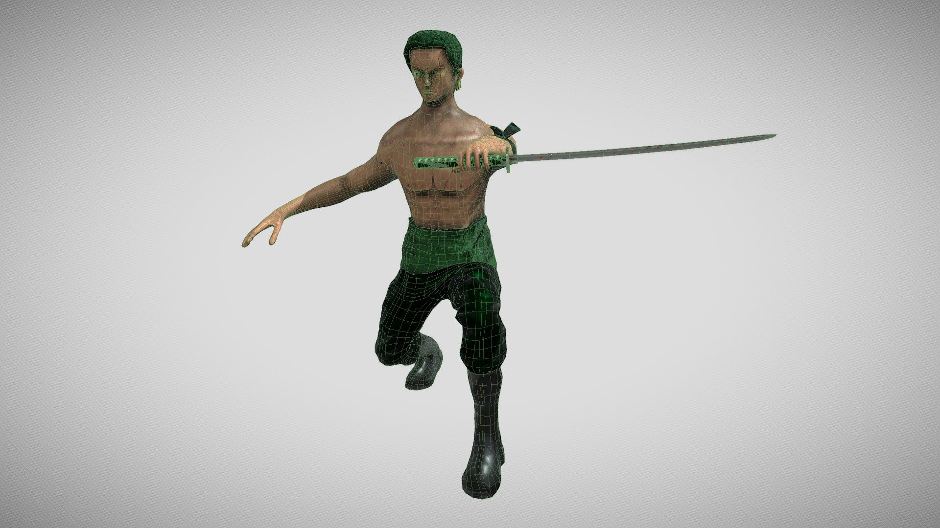 Ronoroa Zoro - 3D model by mateumiralles [e69e825] - Sketchfab