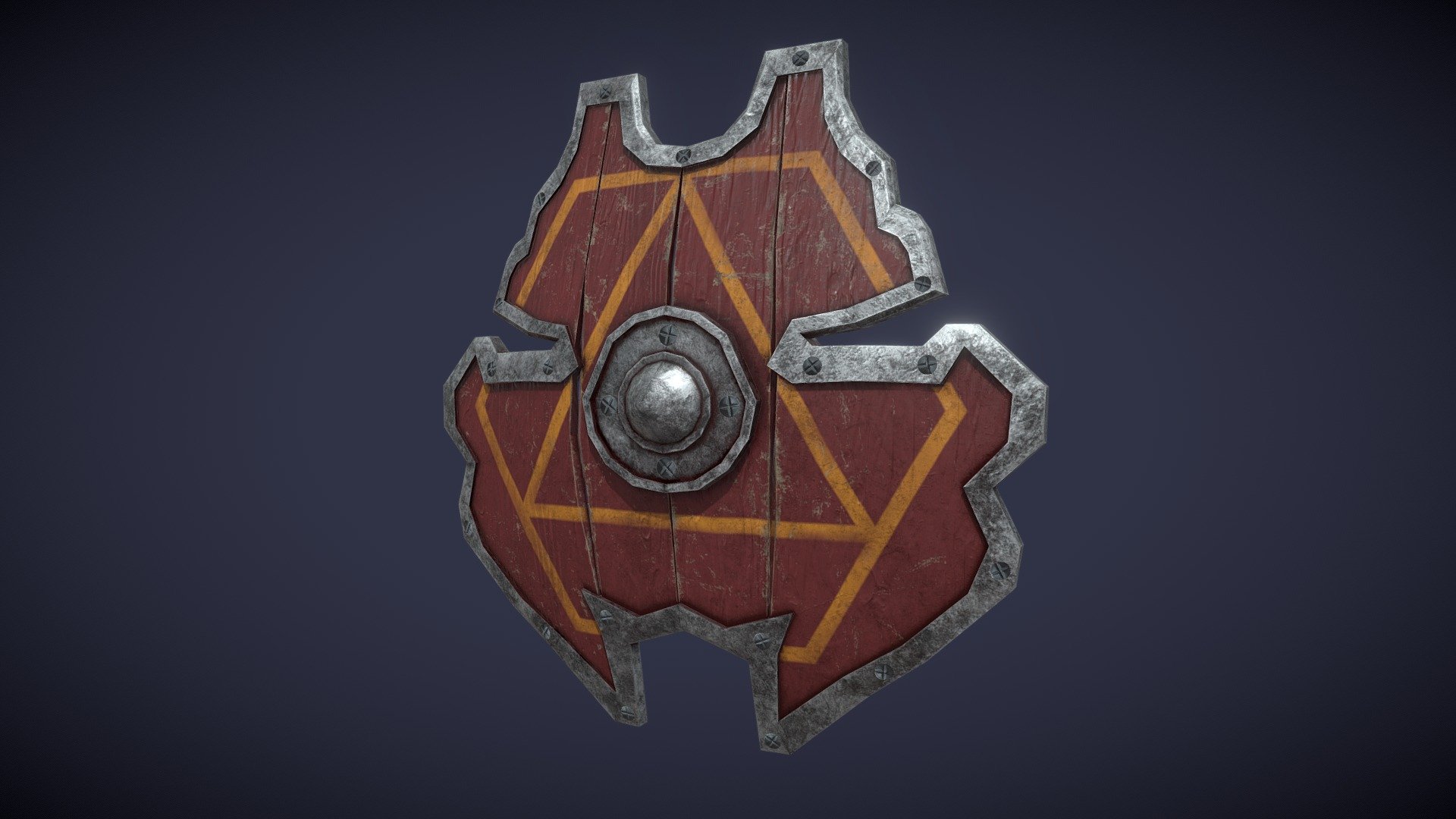 Medieval-ish Shield - 3D model by Ivor Pajković (@Weirdrabbit) [e69ec45] - Sketchfab