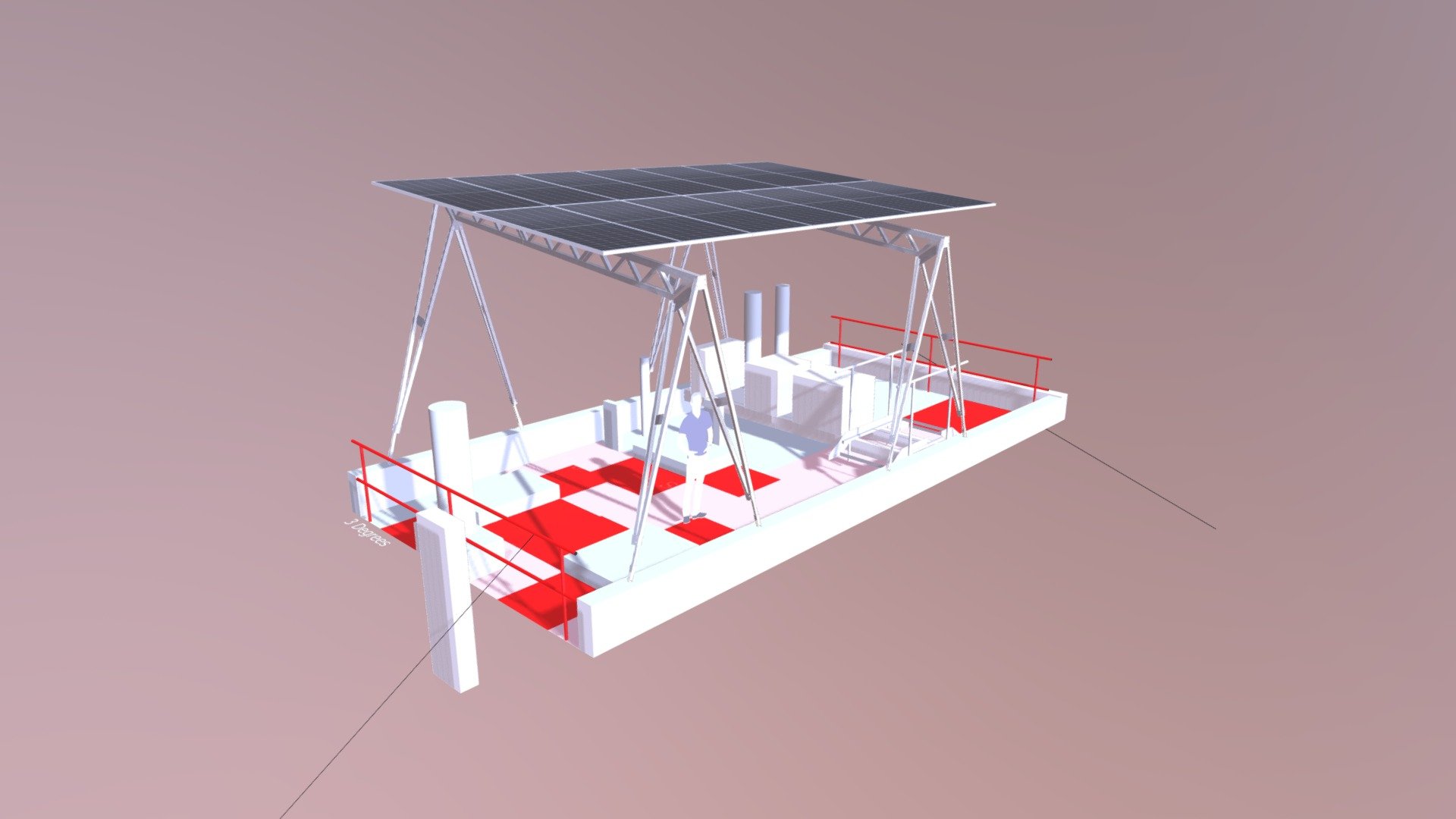 420 7th St 14 Mod 72 Cell Canopy - Download Free 3D model by ...