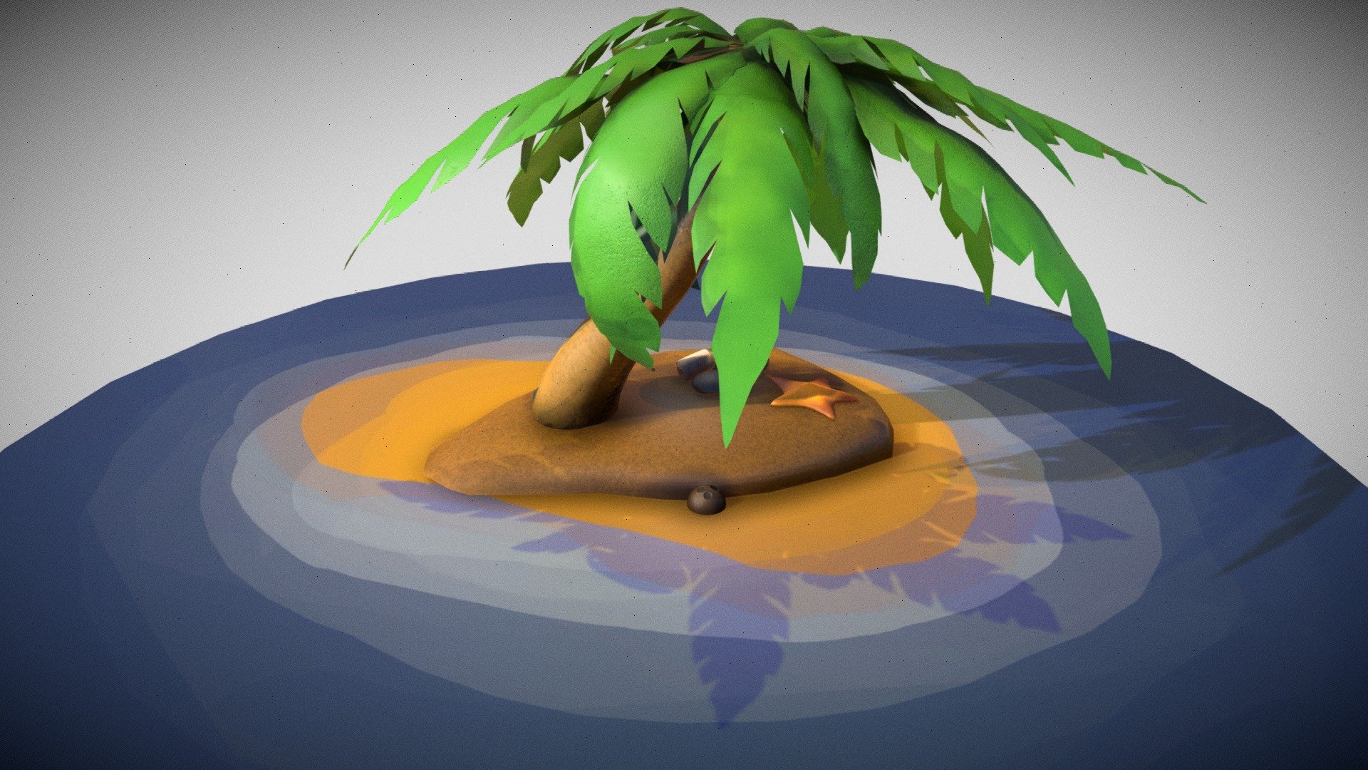 small island - 3D model by NotJosesito (@InotJosecito) [e69f740 ...
