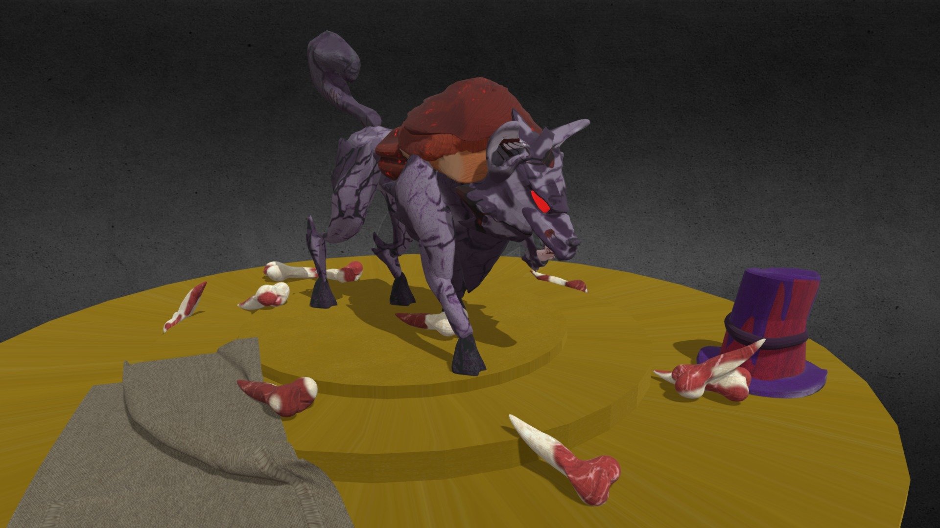Trabajo Lobo Final - 3D model by Ernesto_Walki [e6a26d8] - Sketchfab