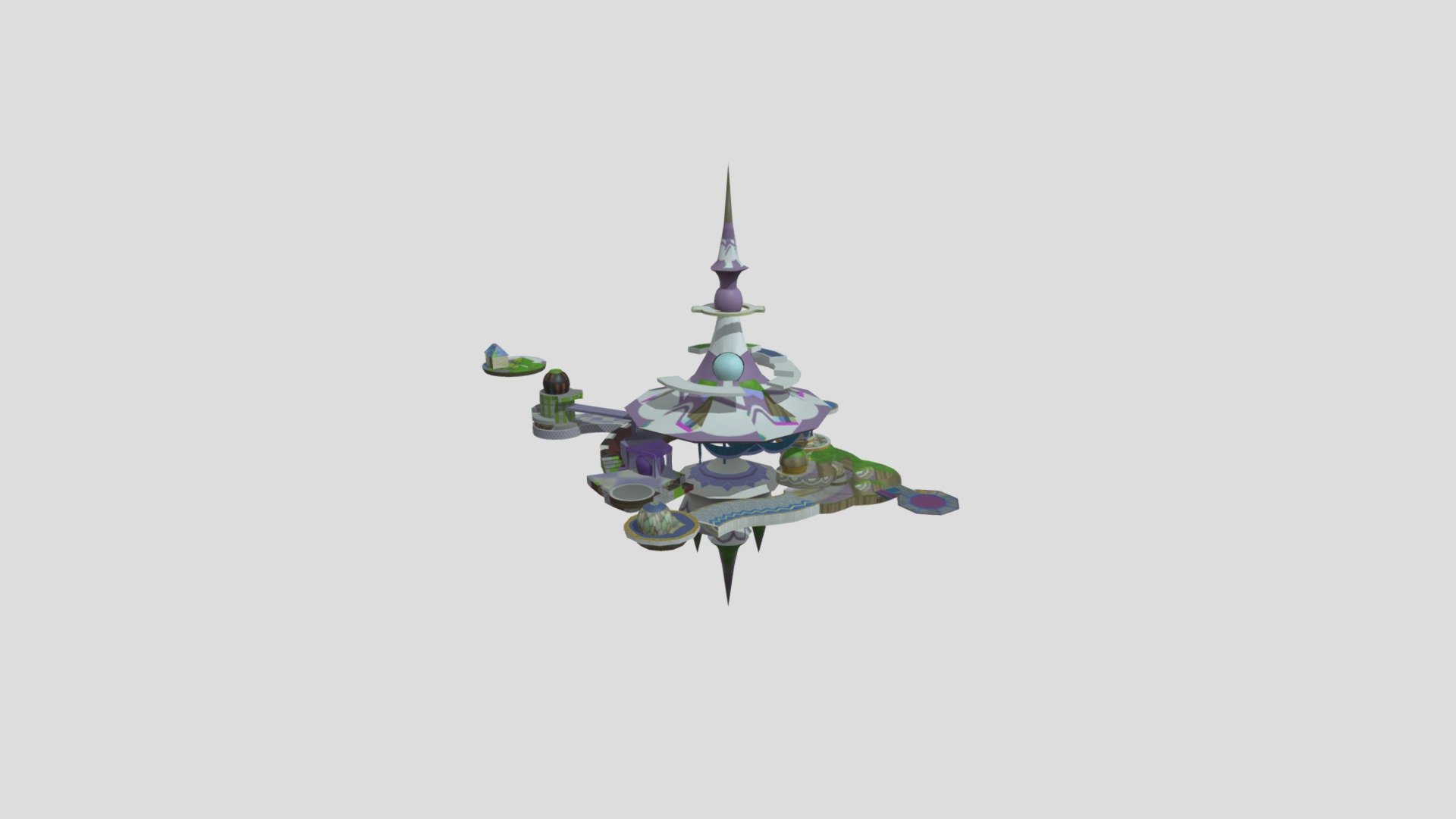 Wii - Super Mario Galaxy - Comet Observatory - Download Free 3D model ...