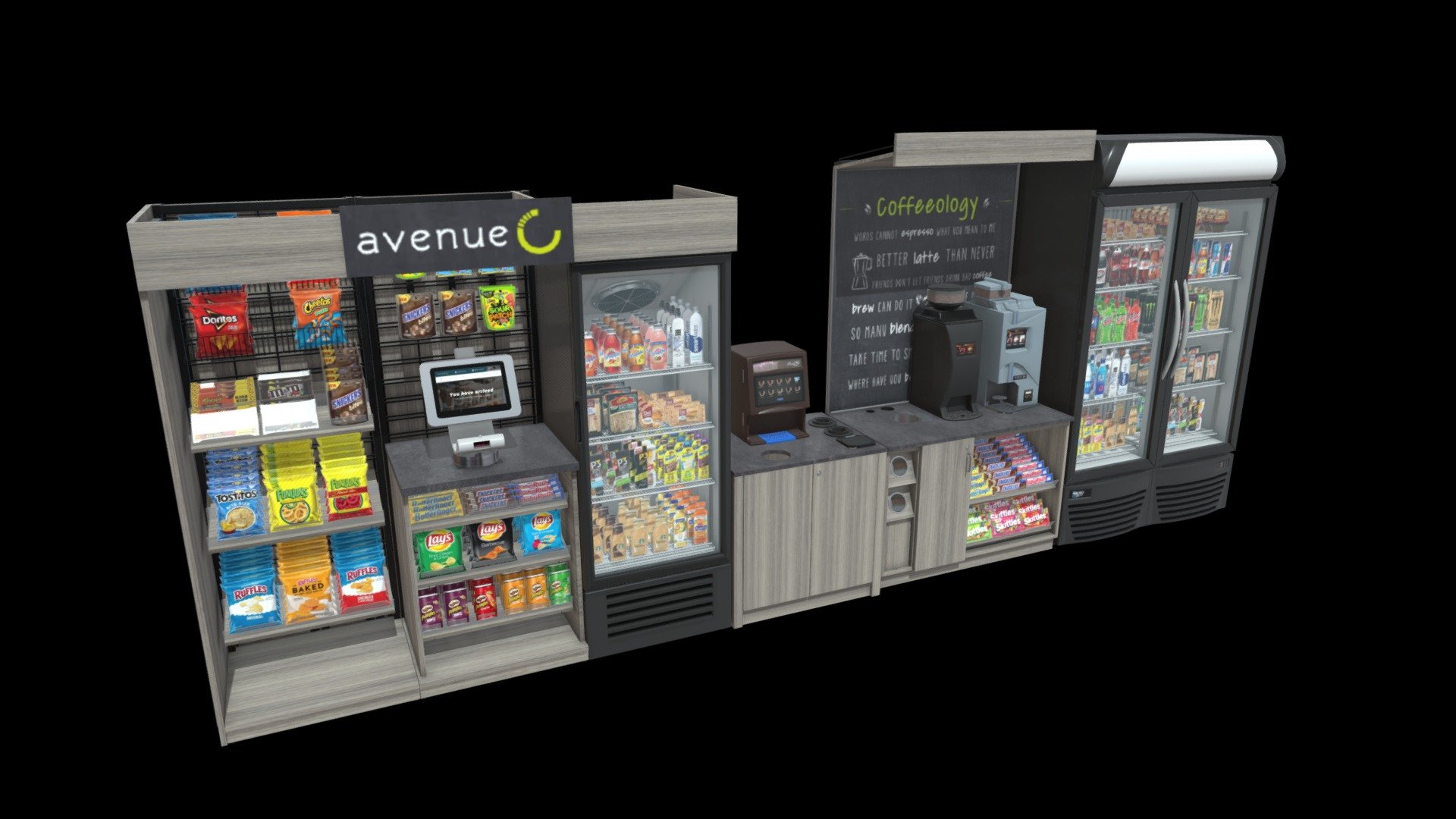 Mini Market - 3D model by djeustice [e6a31a4] - Sketchfab