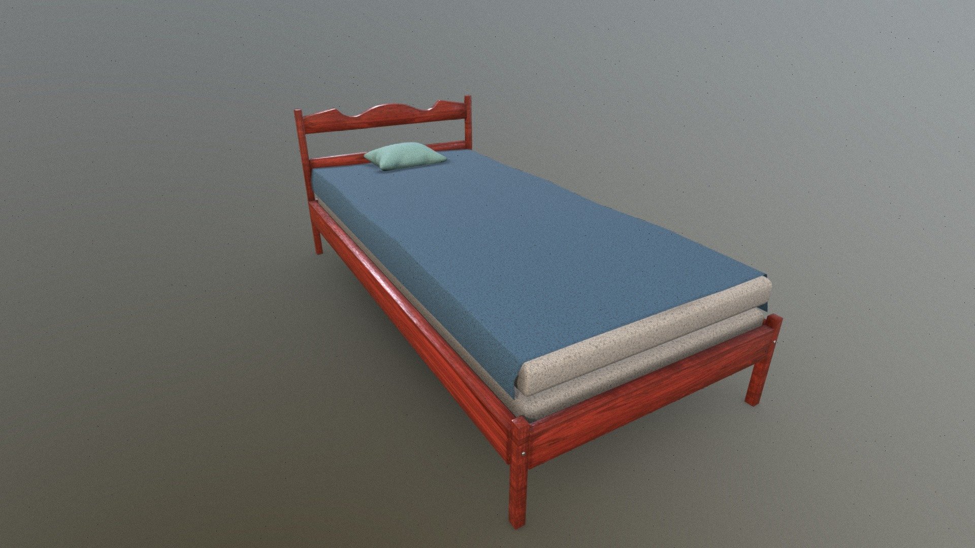 wood_bed - Download Free 3D model by c.gleison [e6a771d] - Sketchfab