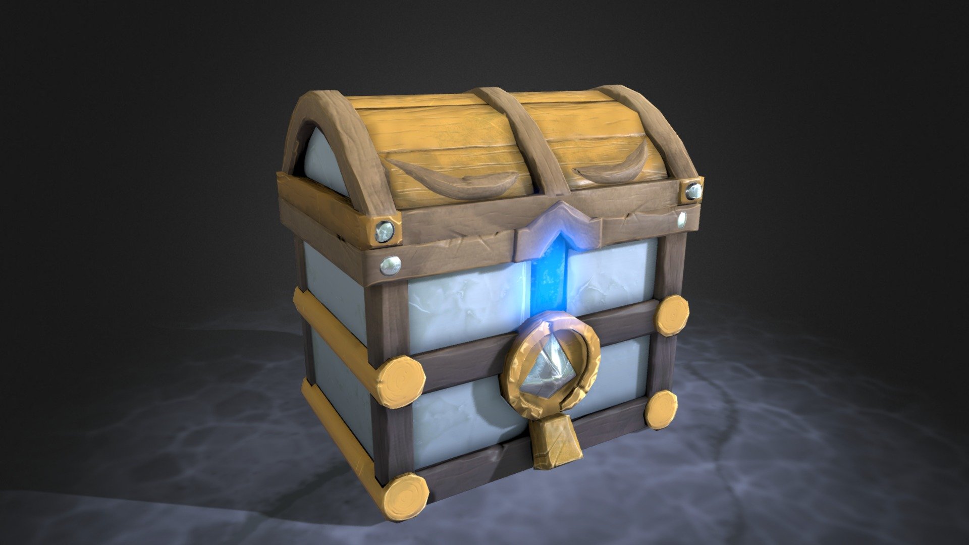 Treasure Chest of the Mines - 3D model by Axel Adant (@Arkscino ...