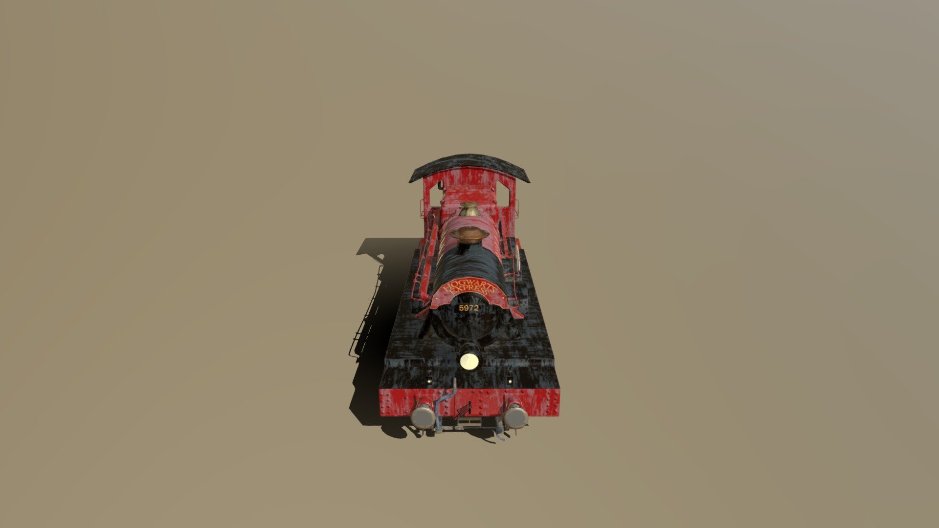 Hogwarts Express Low Poly - Download Free 3D model by Blauregen ...