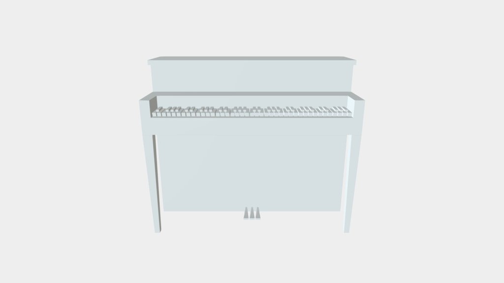 piano - 3D model by KIRAKIRA [e6a9eec] - Sketchfab