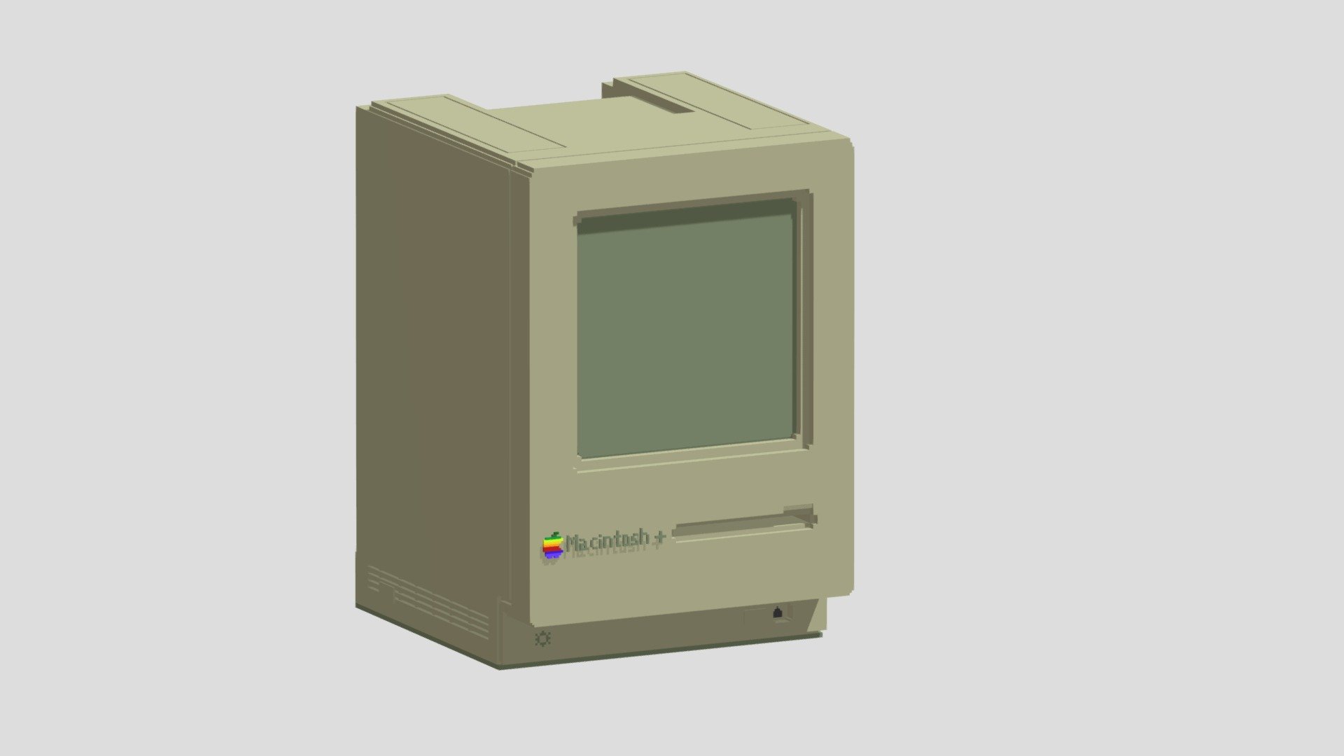 Macintosh Plus 1984 - 3D model by Glucka Pixels (@gluckapixels ...
