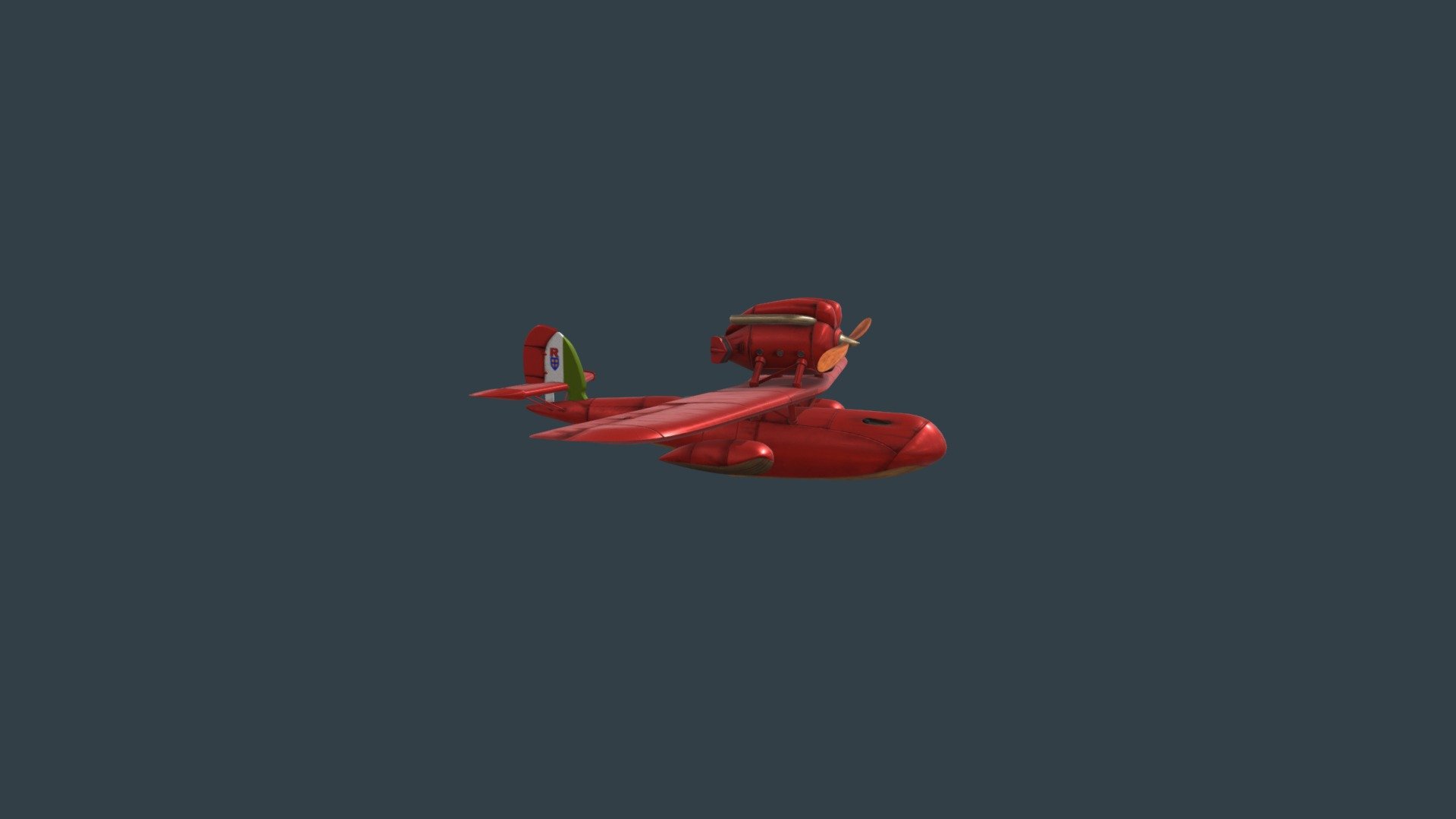 Porco Rosso's Reb Baron - 3D model by NinonRingenbach [e6ab55e] - Sketchfab
