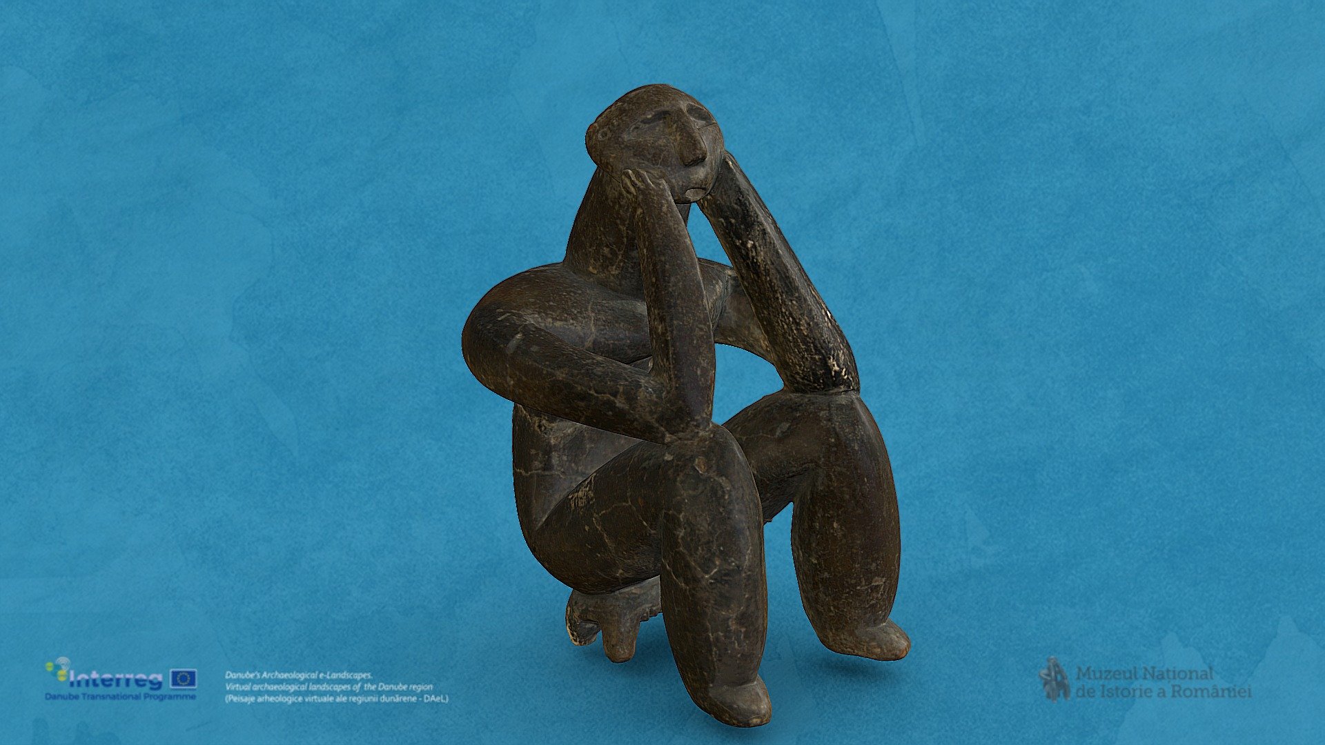Gânditorul, Hamangia, România - 3D model by Muzeul National de Istorie ...