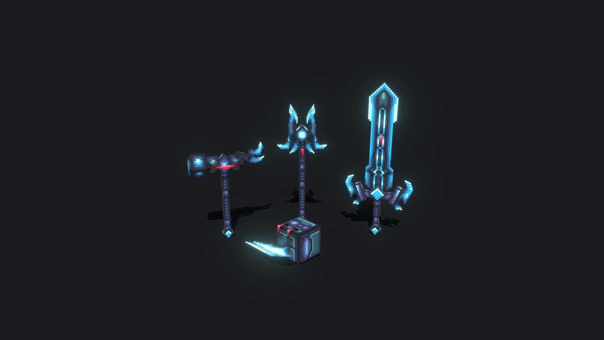 Blue Soul - 3D model by Polygony (@polygonymc) [e6af552] - Sketchfab