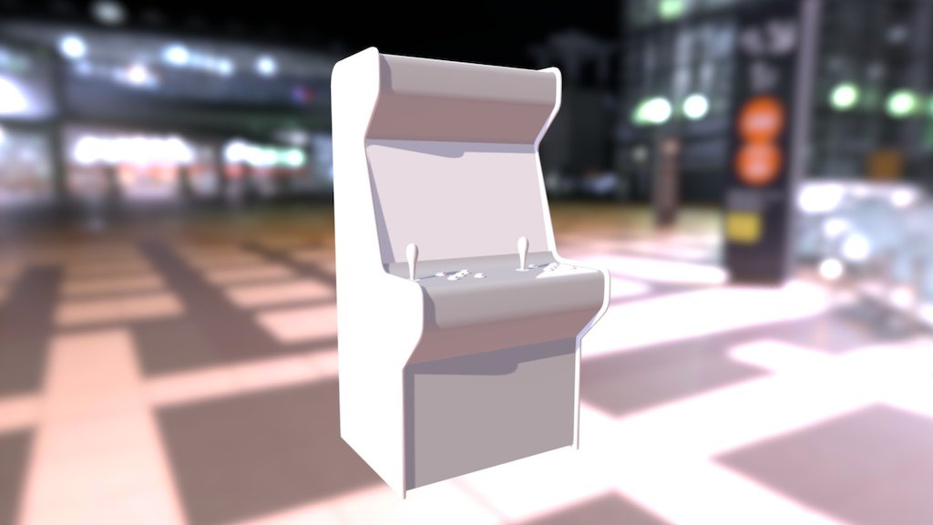Game Machine - First time Using 3Ds Max - 3D model by Dijuri ...