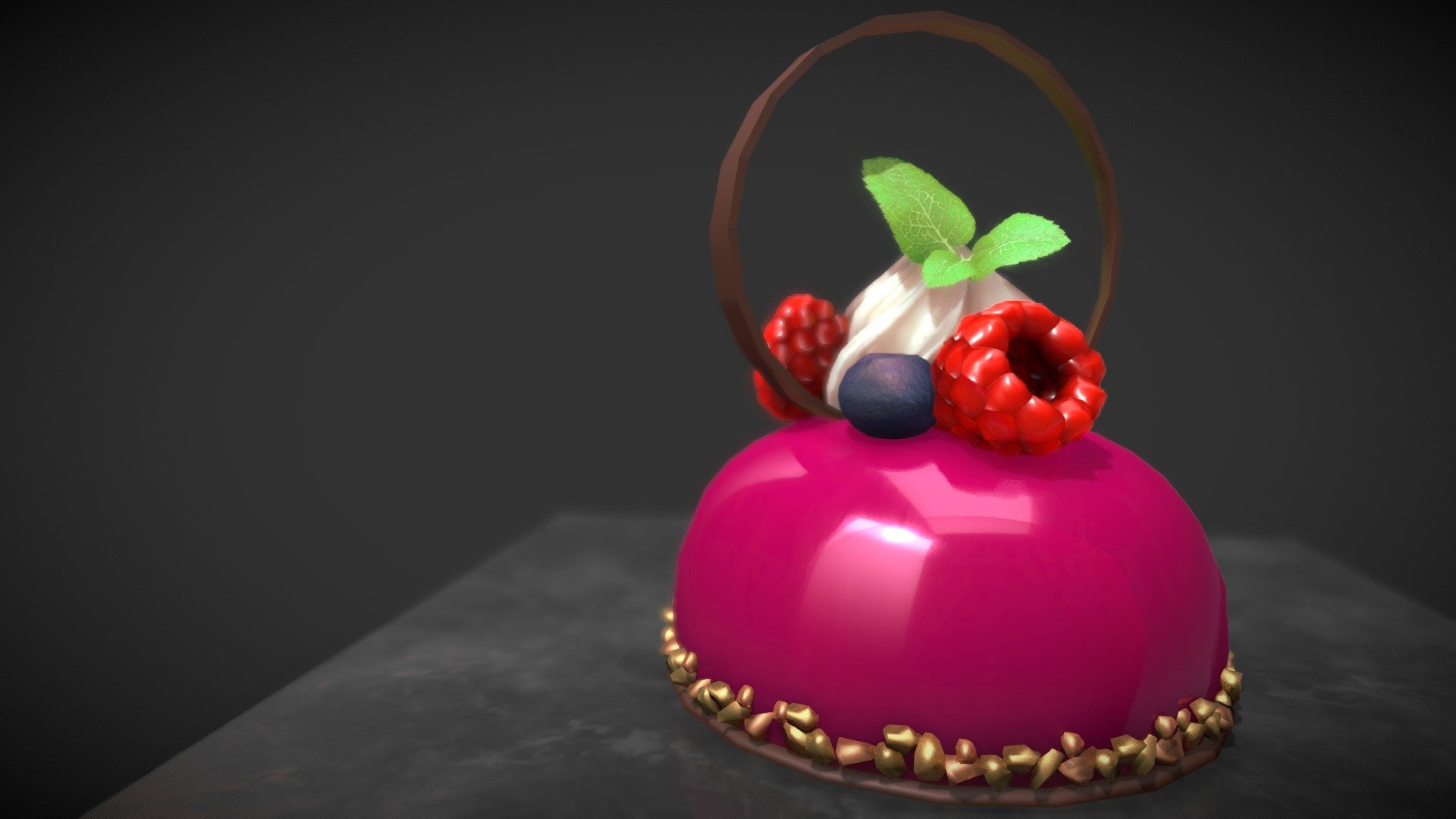 Dessert Sphere - 3D model by Mike Nixon (@MichaelNixon) [e6b13b9 ...