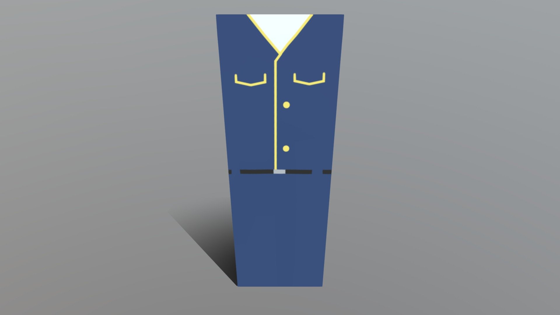 Staff Cloth(one) - Download Free 3D model by kyuukonneko [e6b49c3 ...