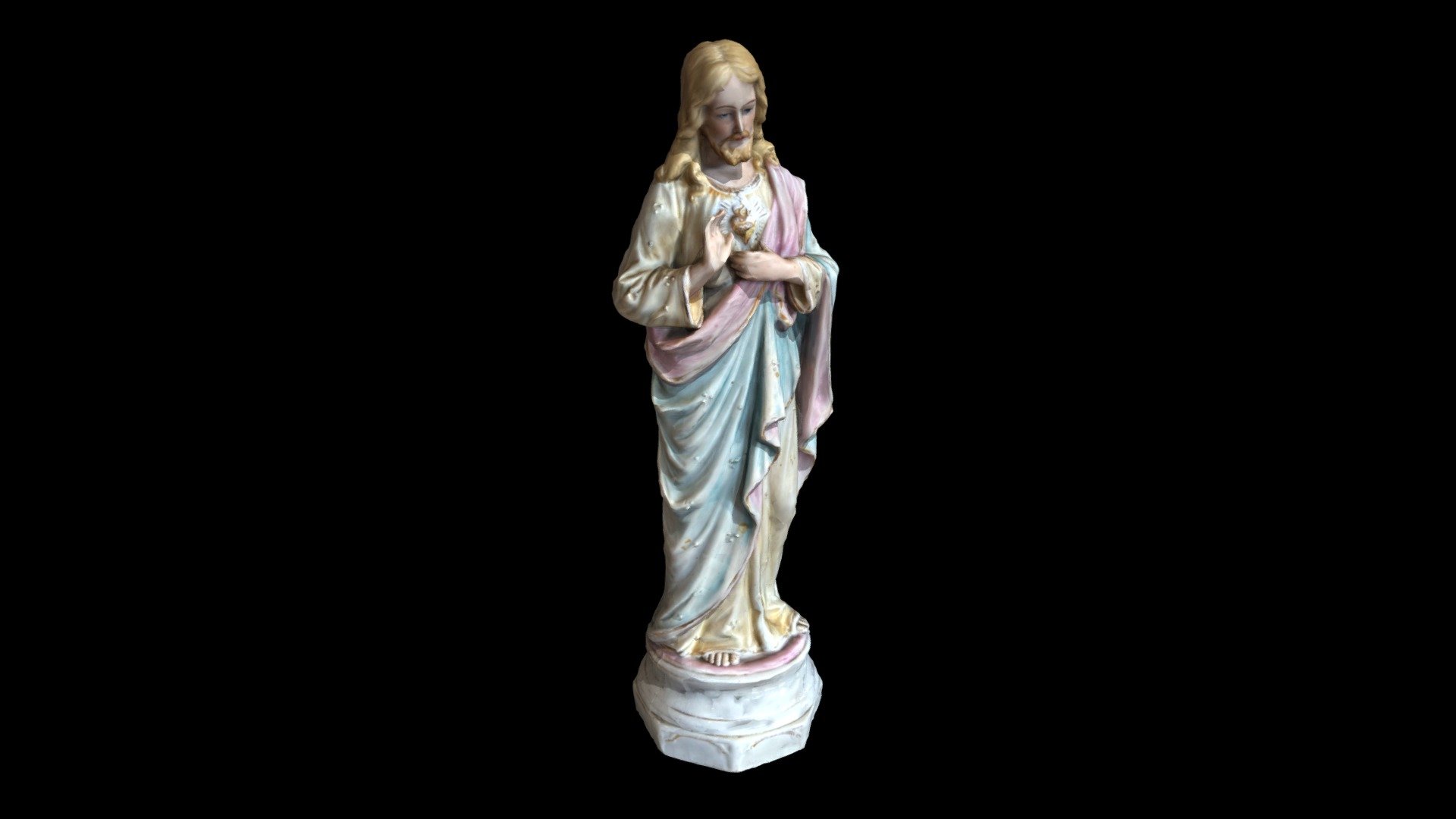 3D SCAN Jesus Christ (Statue-figure) - Download Free 3D model by ...