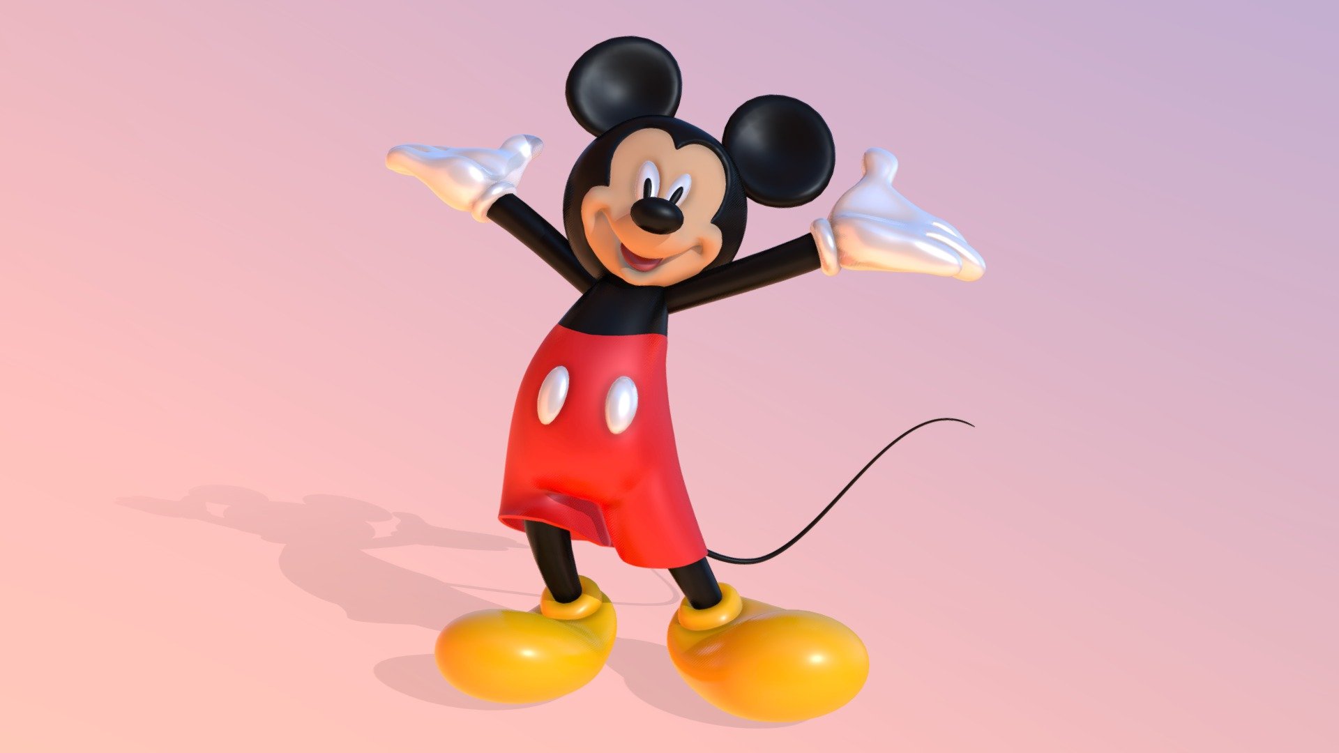 Mickey mouse - 3D model by MaRaT [e6b77e2] - Sketchfab