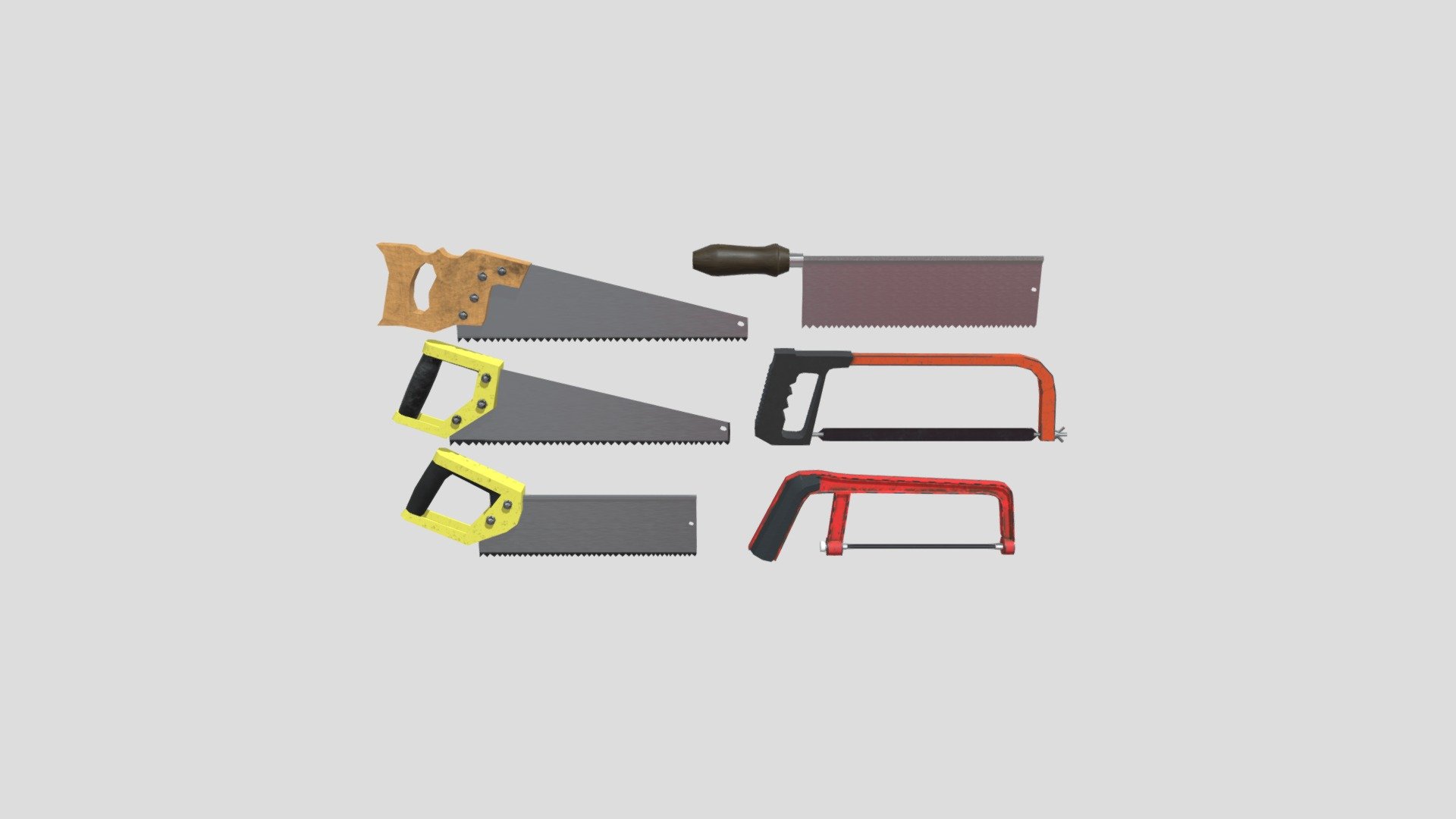 Saw - Buy Royalty Free 3D model by MXR (@MXR.ai) [e6b7d0e] - Sketchfab ...