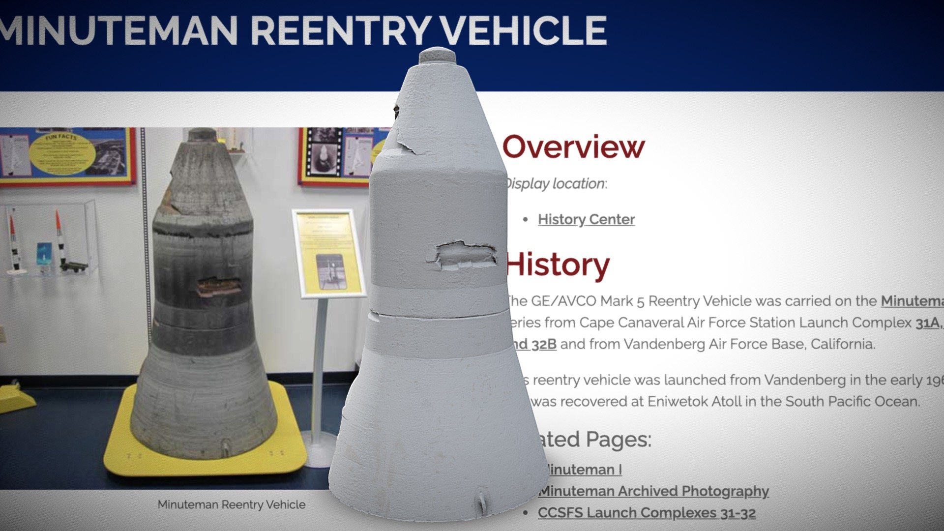 Thermonuclear Warhead GE AVCO Mark 5 Test - 3D model by University of ...