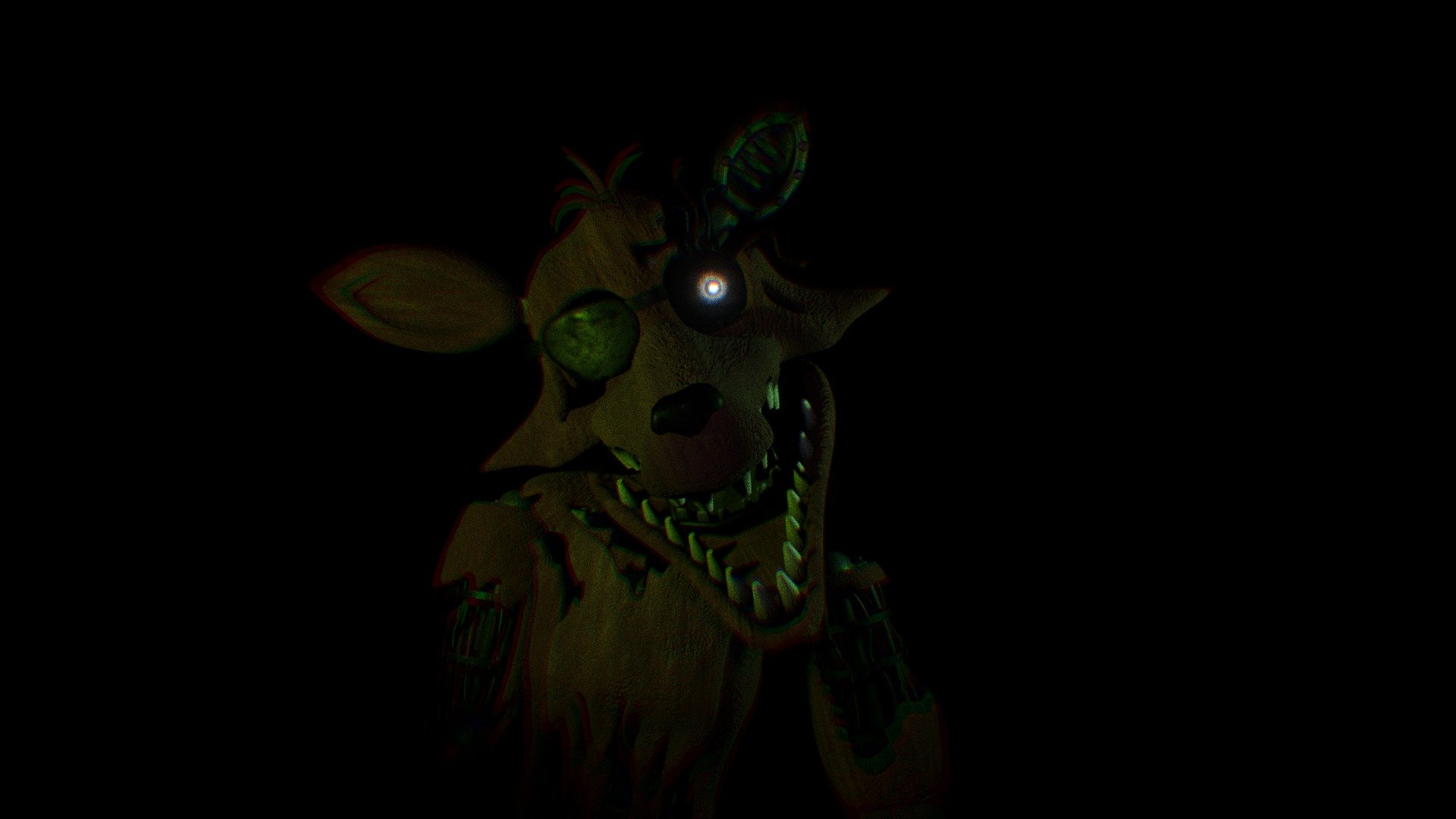 phantom-foxy - 3D model by Springtrap._.1987._. [e6b9b9c] - Sketchfab